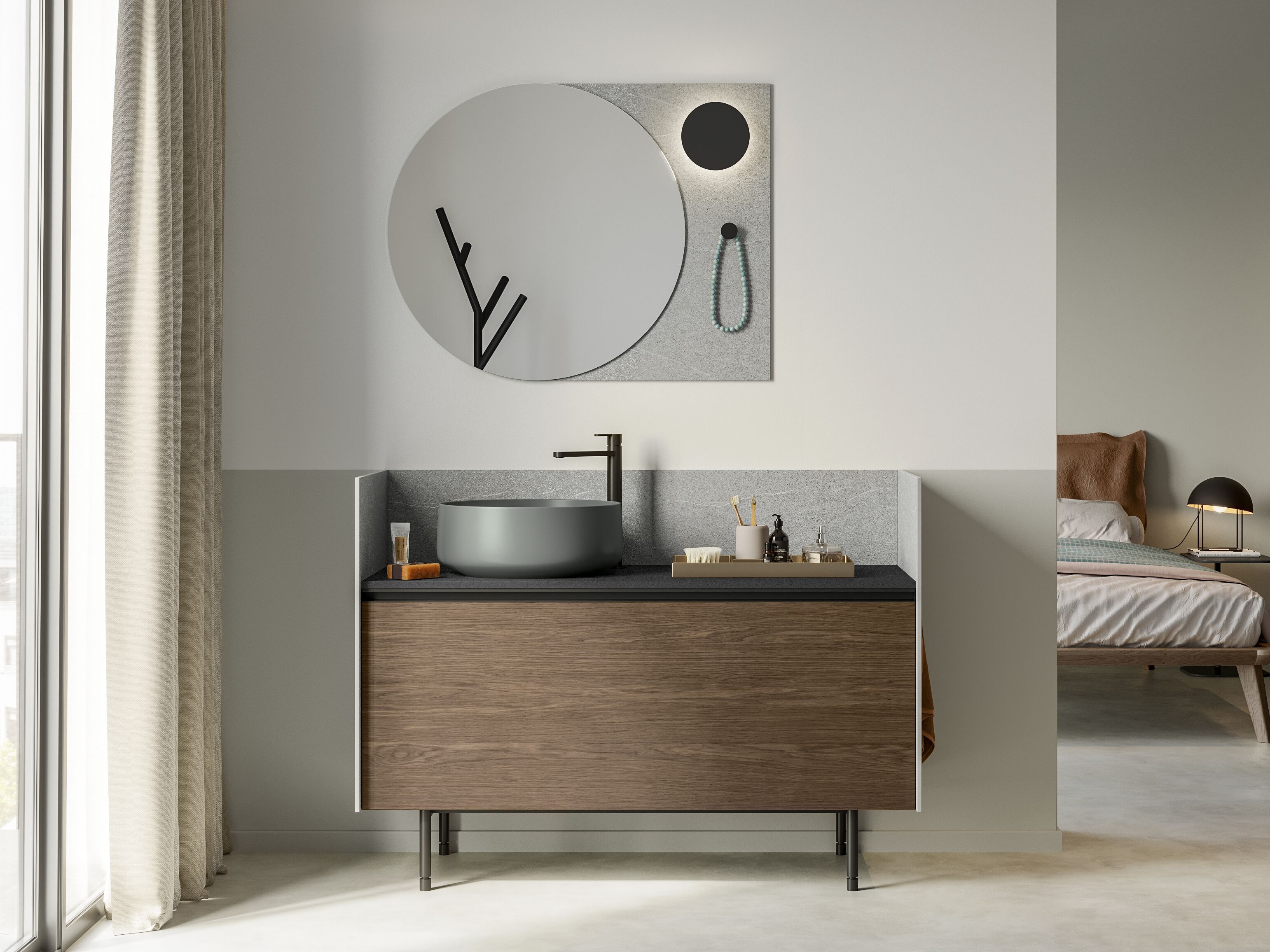 DEEP Vanity unit By Birex