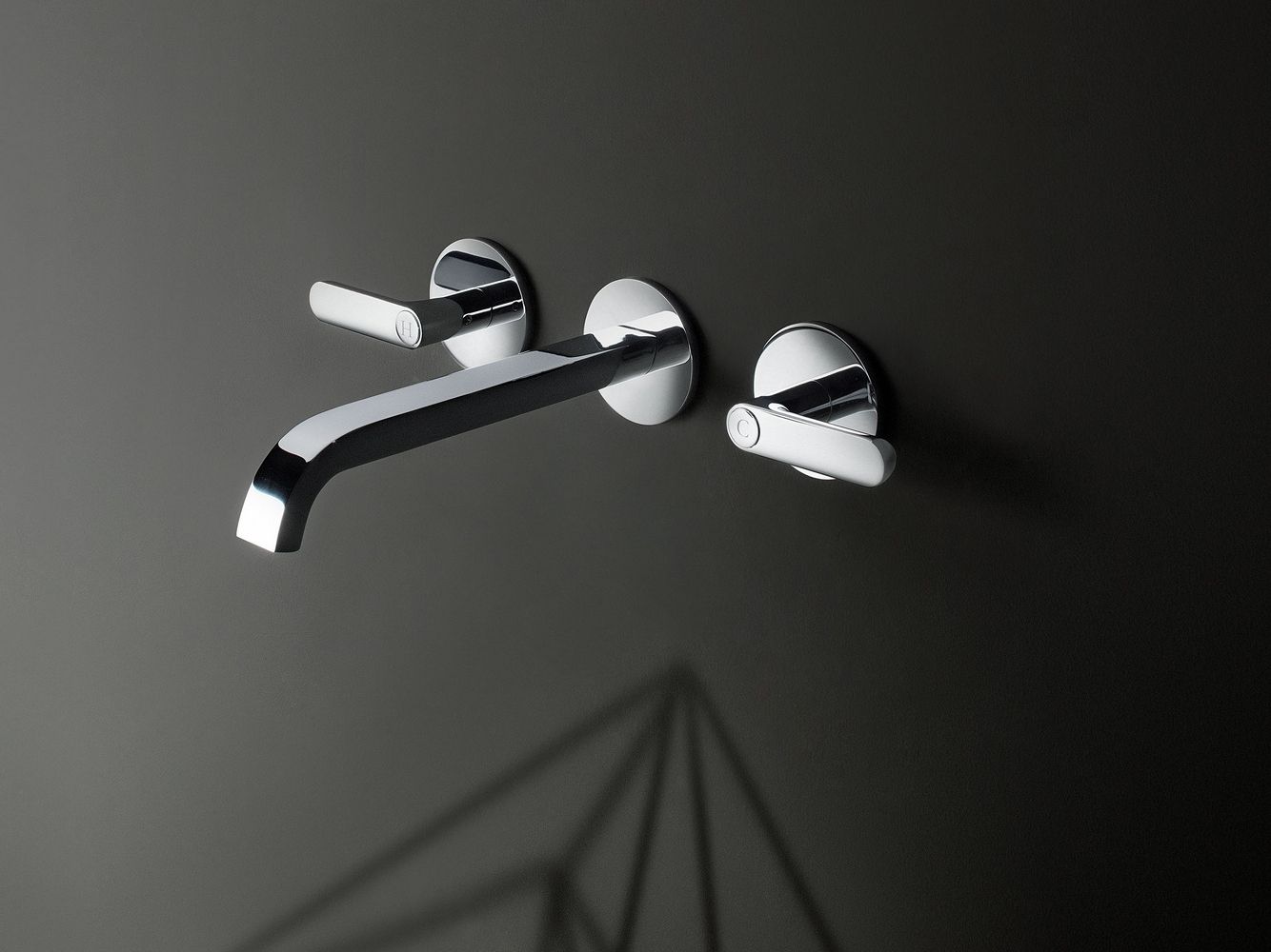 ICONA DECO 3 hole wall-mounted washbasin tap By Fantini Rubinetti ...