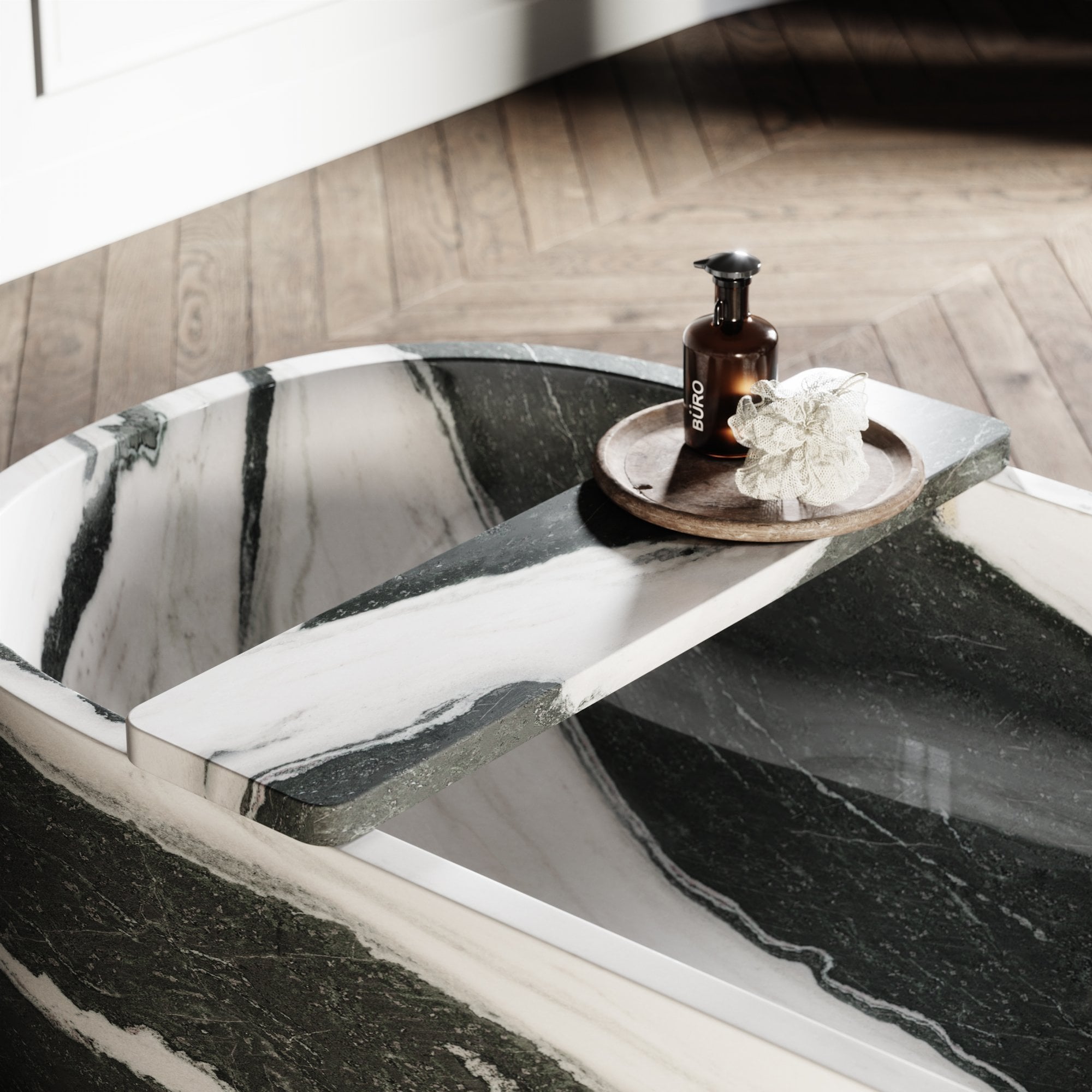 DESIGNO | Marble bathtub Freestanding oval marble bathtub By LUSSO