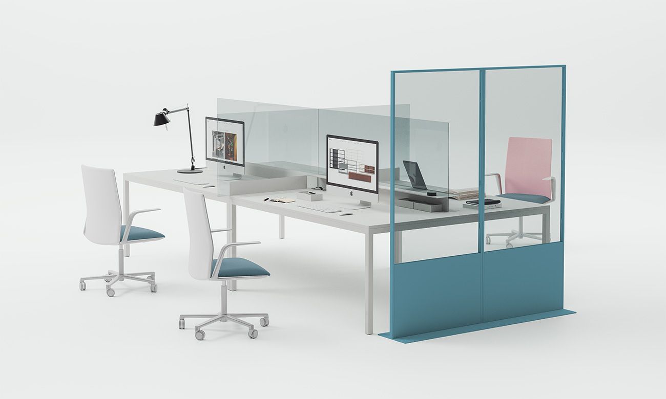 MIDDLE Desktop barrier By Fantin | design Alberto Zucchet, Salvatore ...