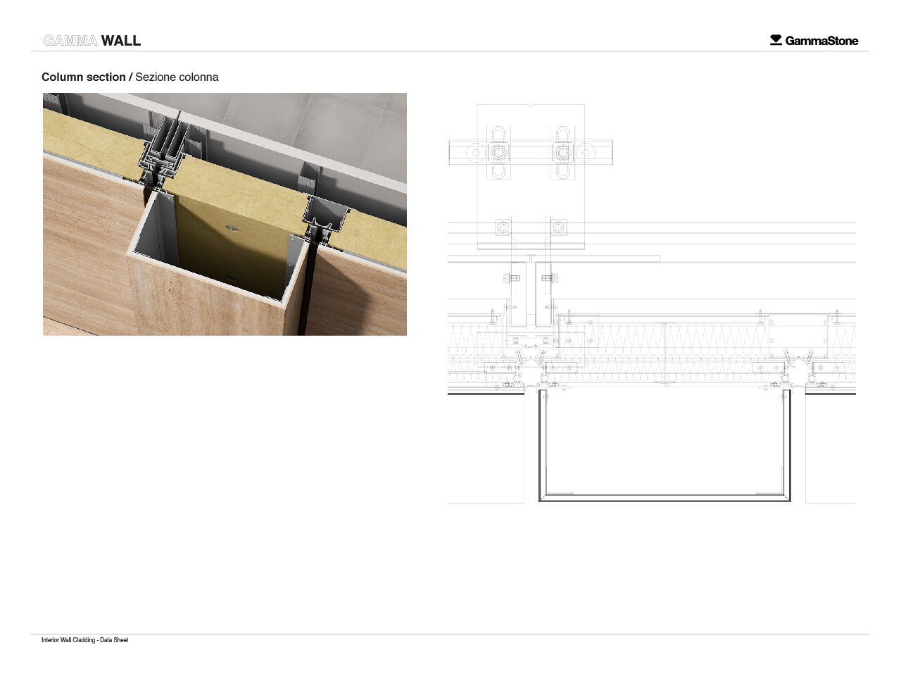 GAMMA WALL Ventilated facade By GammaStone