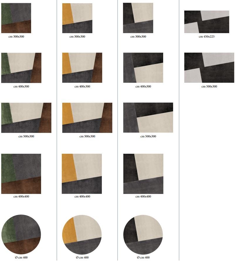 Rug DIBBETS DIAGONAL Rugs Series By Minotti design Rodolfo Dordoni