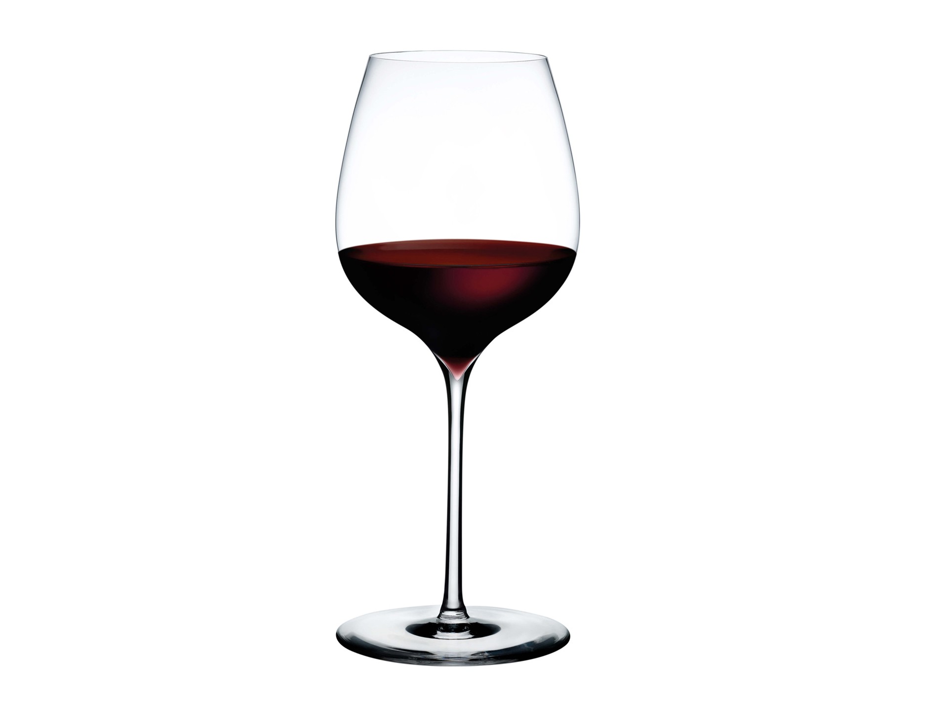 Set of 2 Elegant Red Wine Glasses DIMPLE ELEGANT Dimple Collection By NUDE