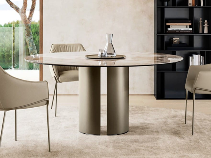 DORA | Table with Lazy Susan By EFORMA design Ollen Pal