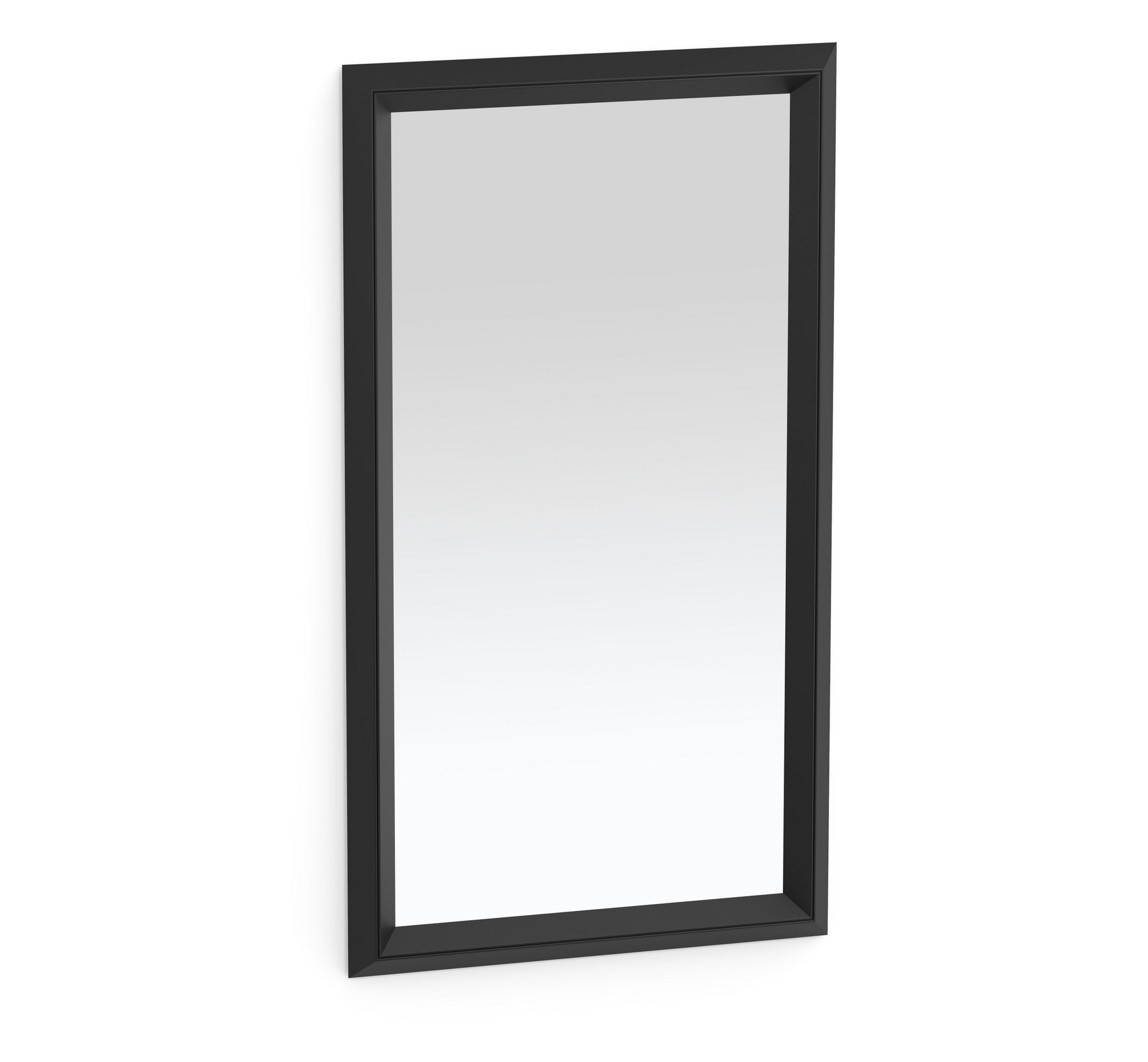 Framed rectangular metal mirror DOUBLE | Rectangular mirror By ALBEDO