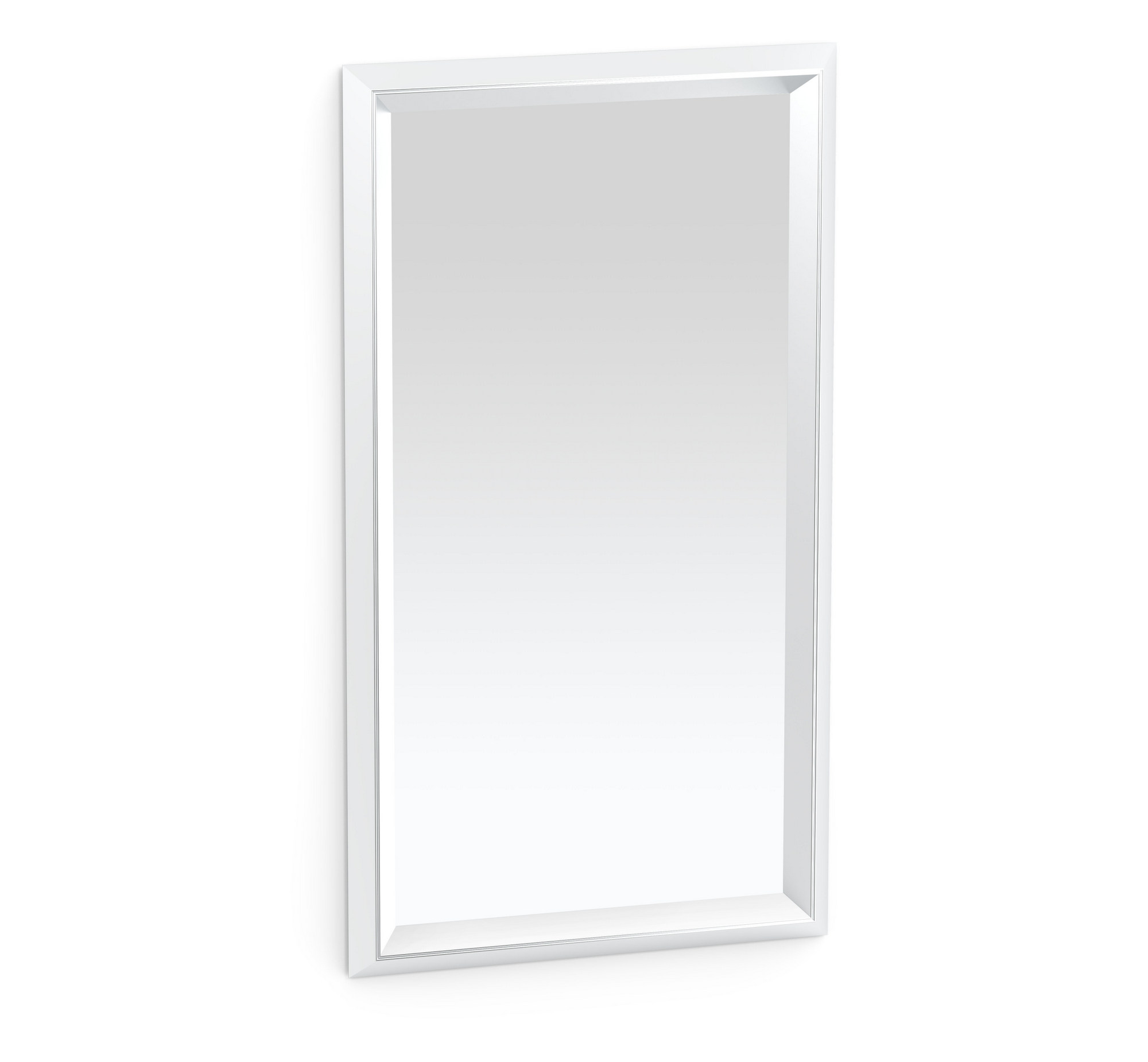 Framed rectangular metal mirror DOUBLE | Rectangular mirror By ALBEDO