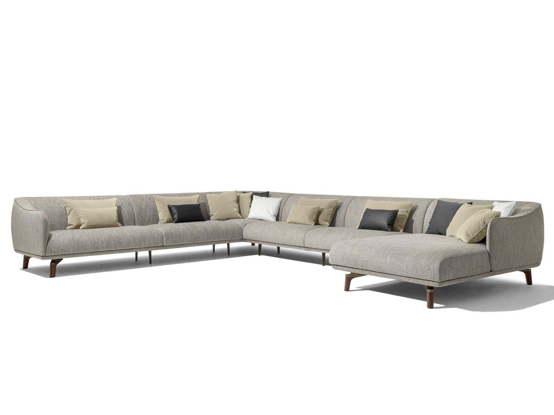 DRIVE | Corner sofa By Giorgetti design Carlo Colombo