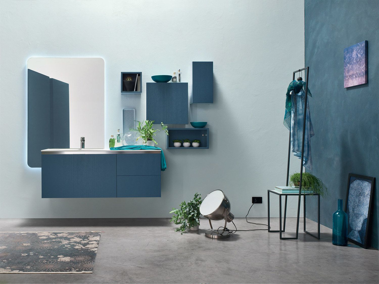 Bathroom cabinet / vanity unit E.GÒ - COMPOSITION 48 E.Gò Collection By ...