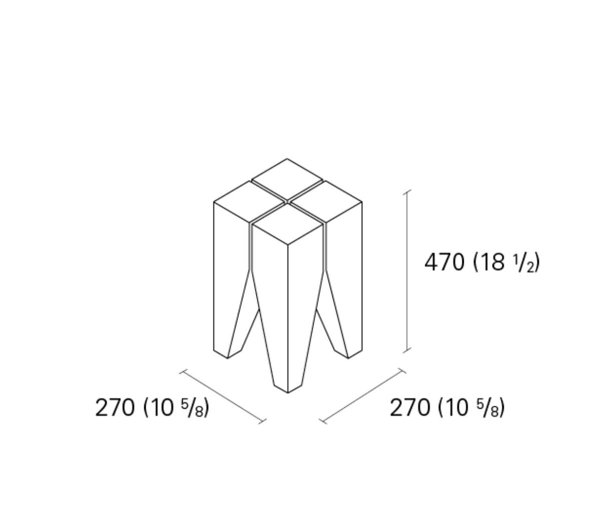 BACKENZAHN BLACK OAK Coffee table By e15