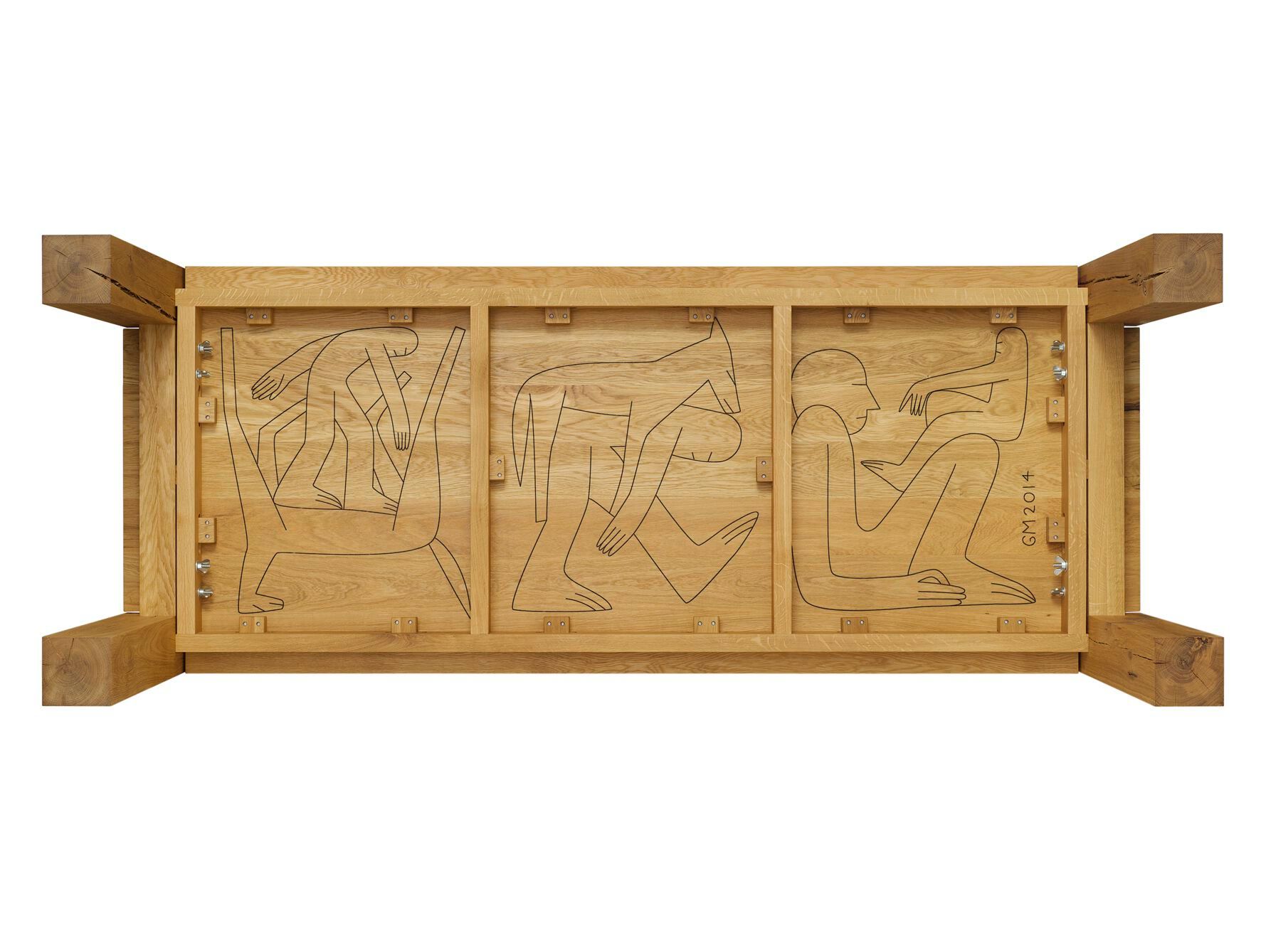 BIGFOOT™ ANNIVERSARY EDITION Rectangular oak table By e15 | design ...