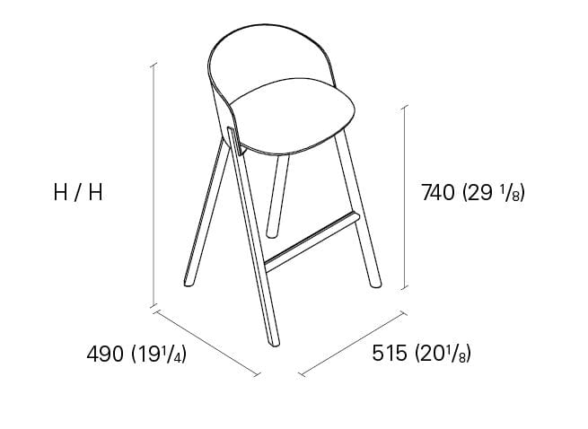 OTHER Stool By E15 | design Stefan Diez