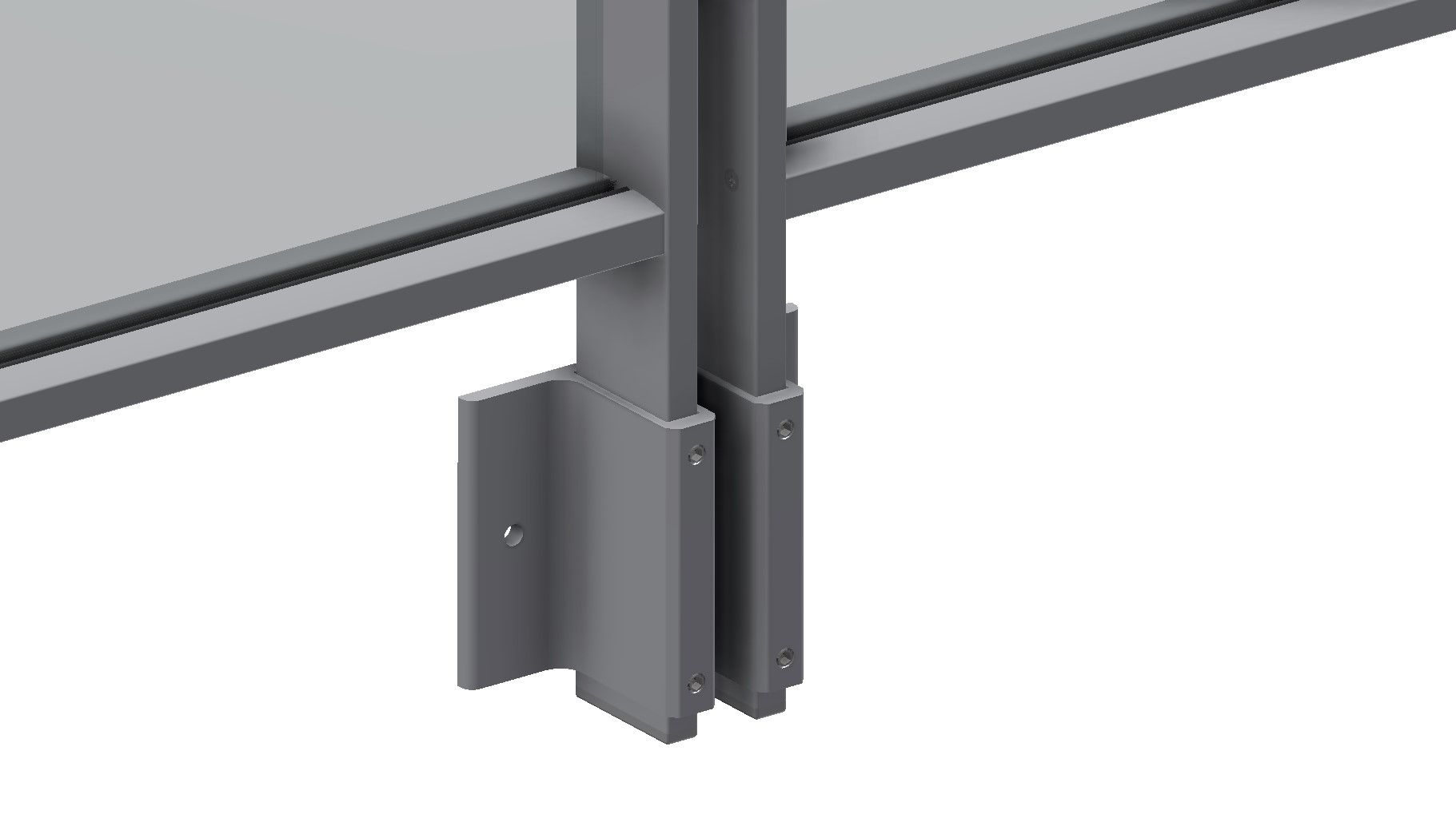 EASY ALU Aluminium parapet By Q-RAILING ITALIA