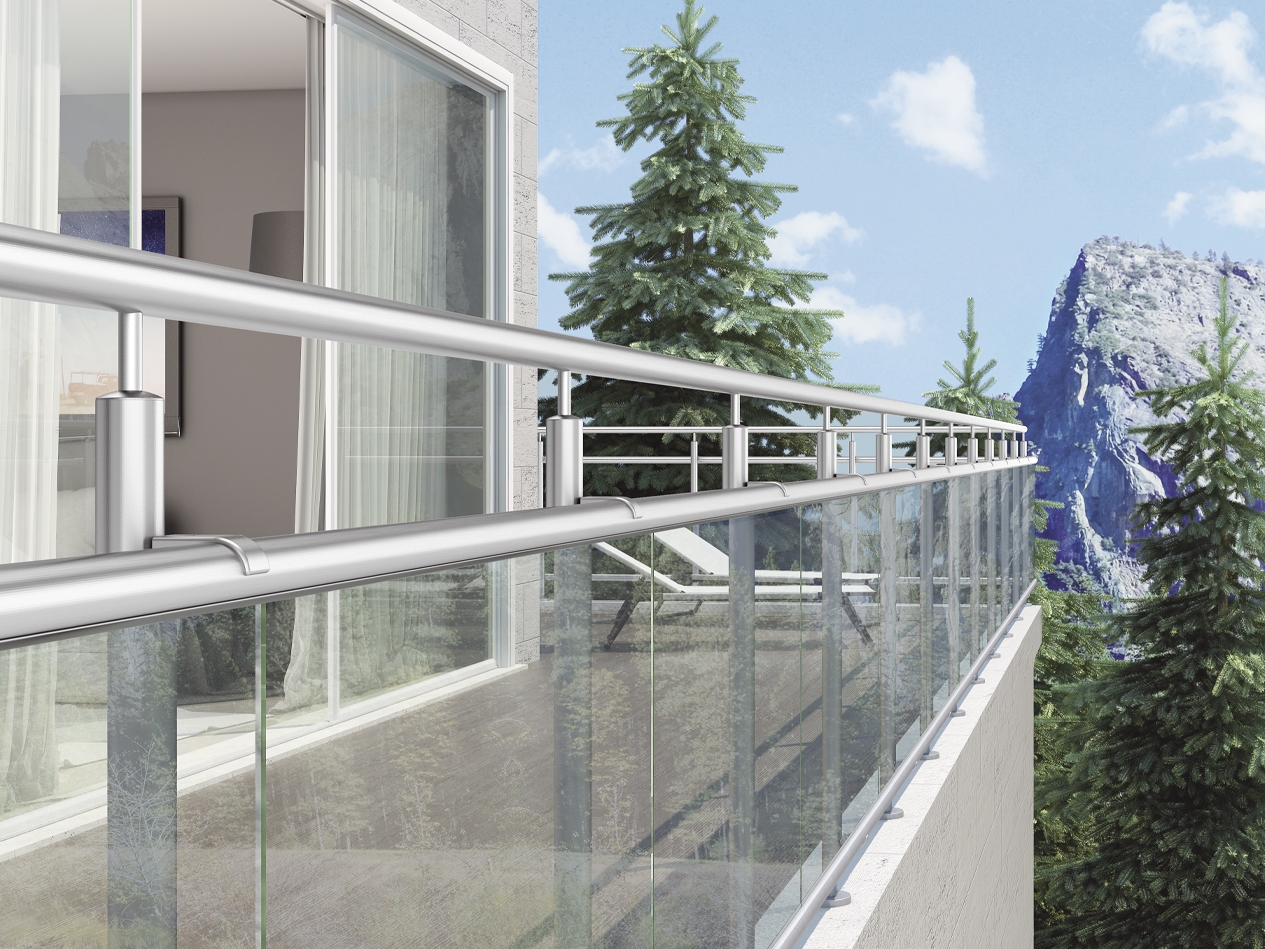 EASY HOLD ROUND GLASS parapetto By IAM DESIGN