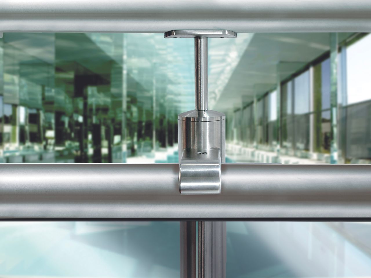 EASY HOLD ROUND GLASS outdoor railing By IAM DESIGN