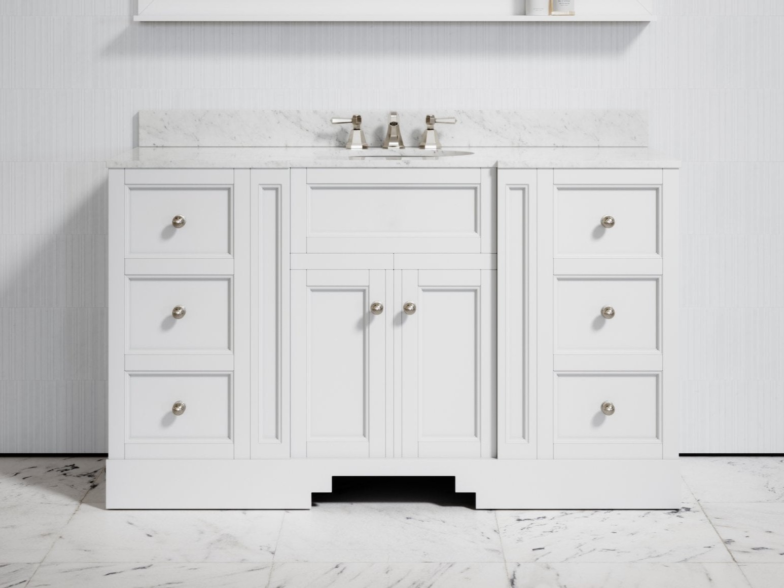 EATON | Vanity unit with drawers By LUSSO