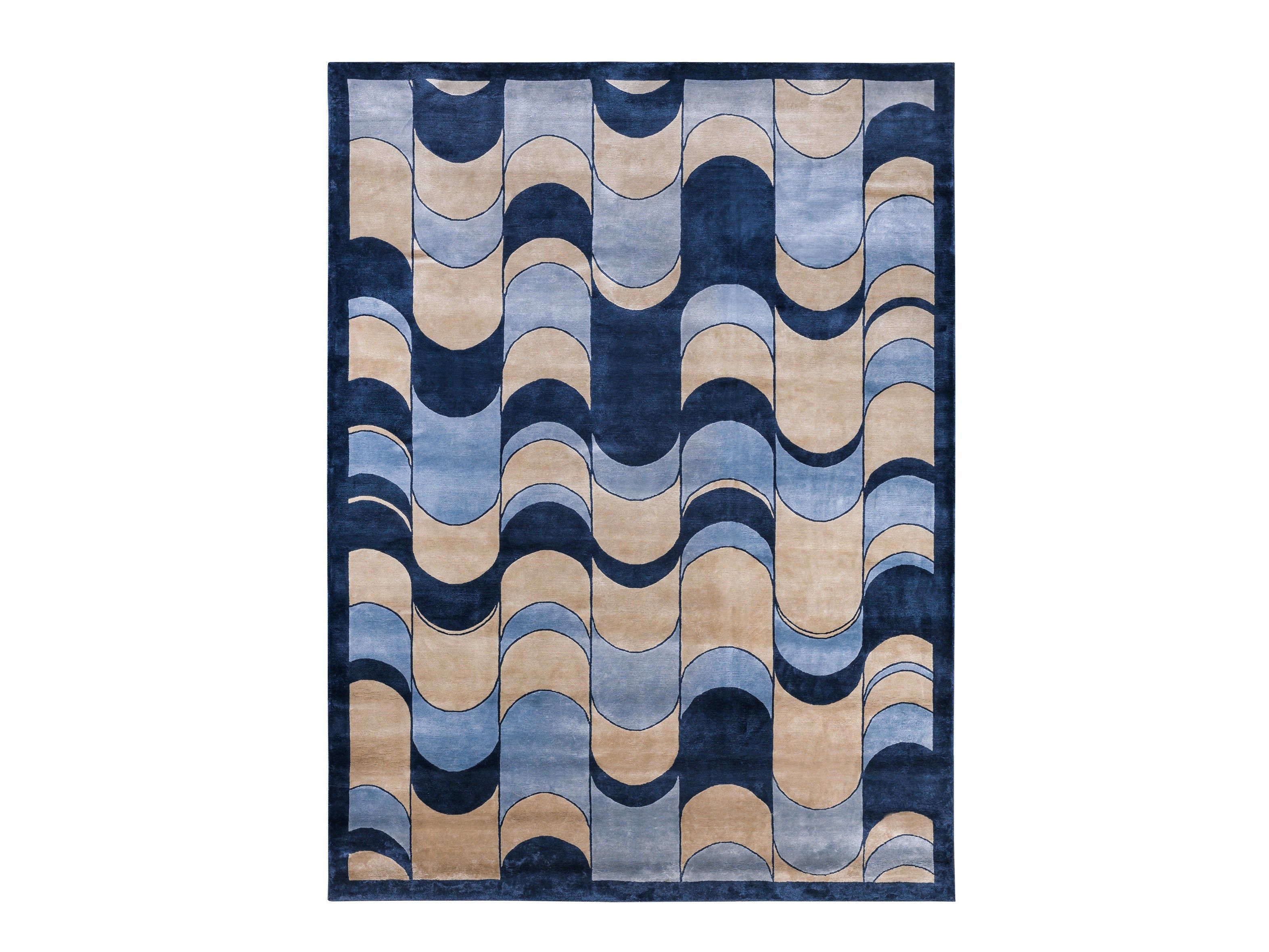 Patterned handmade rectangular rug ECLIPSE | Patterned rug Eclipse ...