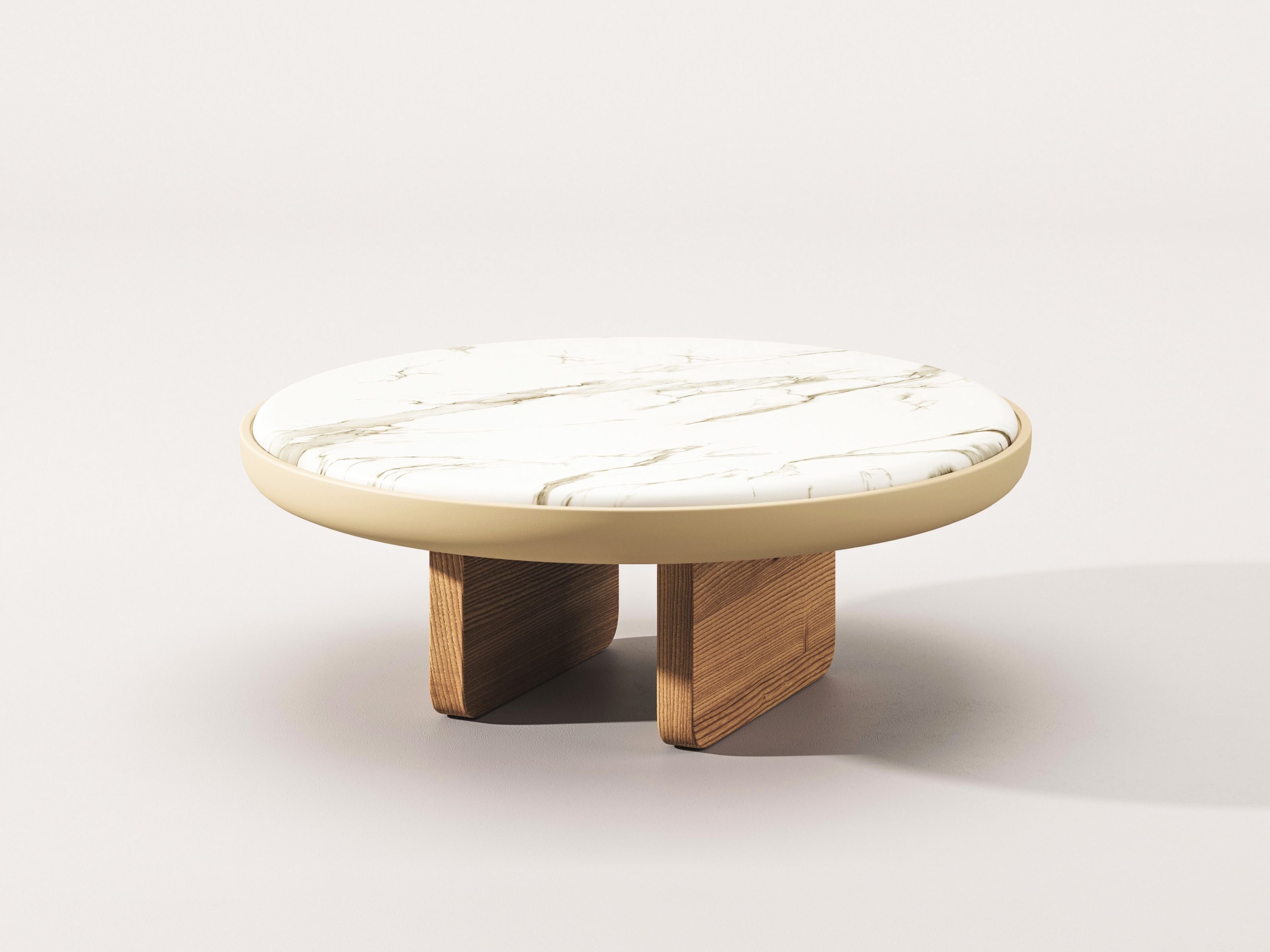ECO | Calacatta marble coffee table By Falsasquadra design Lorenzo Zaccarin