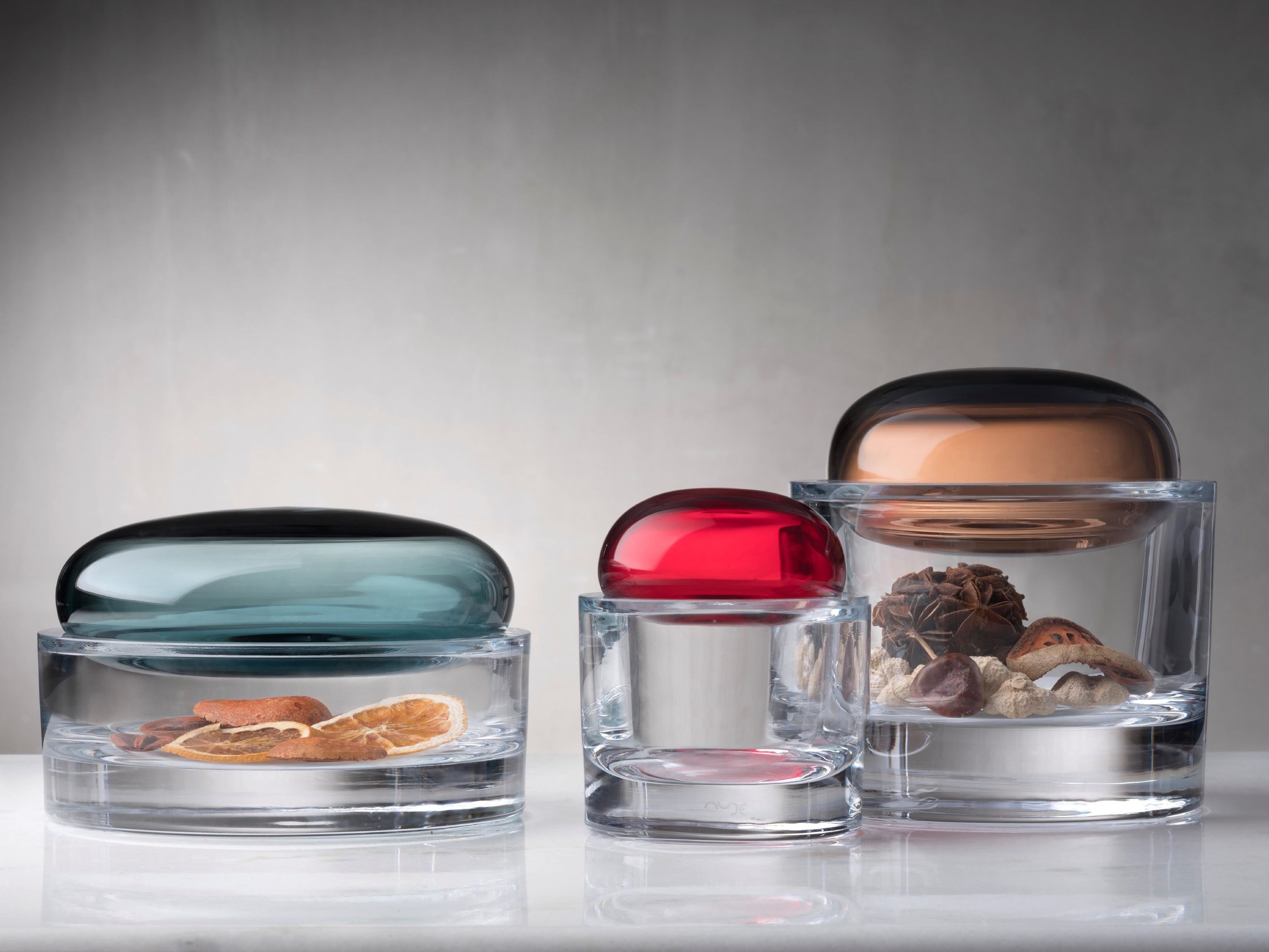 Crystal storage box ECRIN LARGE By NUDE design Sebastian Herkner