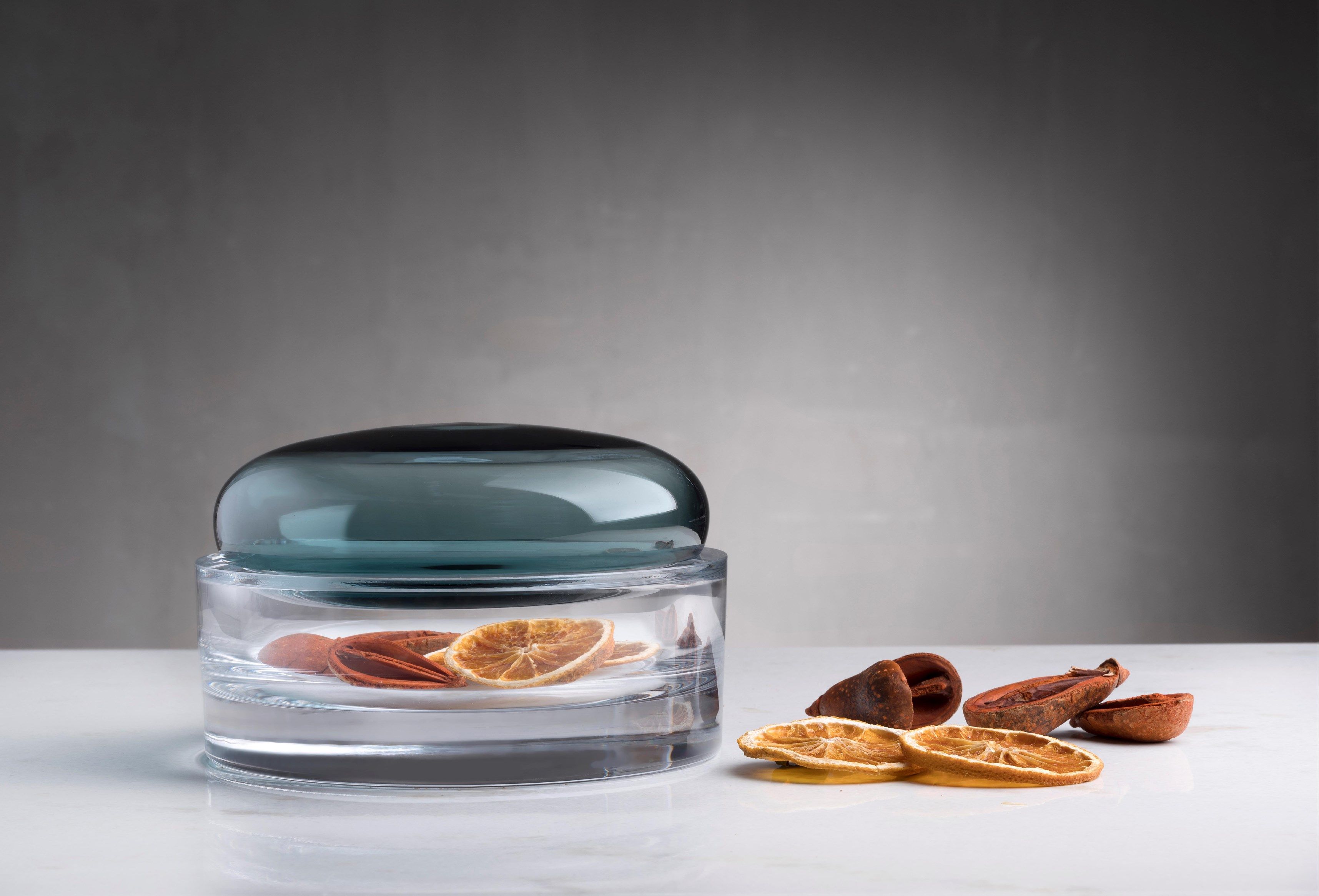 ECRIN WIDE Crystal storage box By NUDE | design Sebastian Herkner