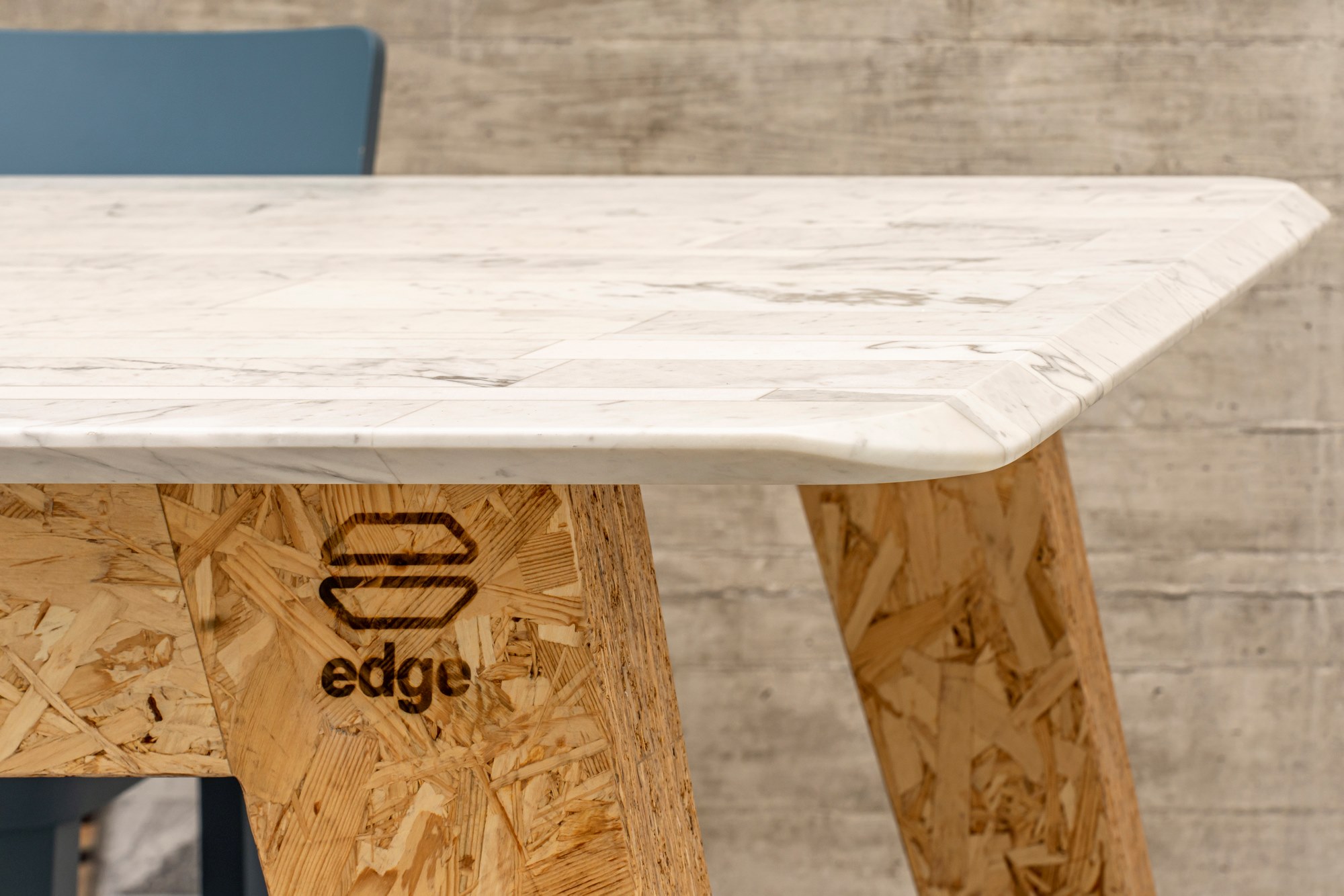 EDGE | Carrara marble table Rectangular Carrara marble table By ...
