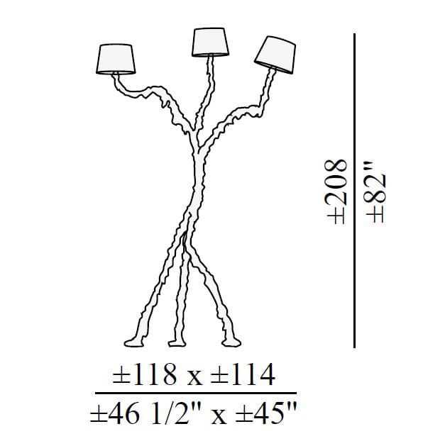 INES 落地灯 By Edra | design Jacopo Foggini