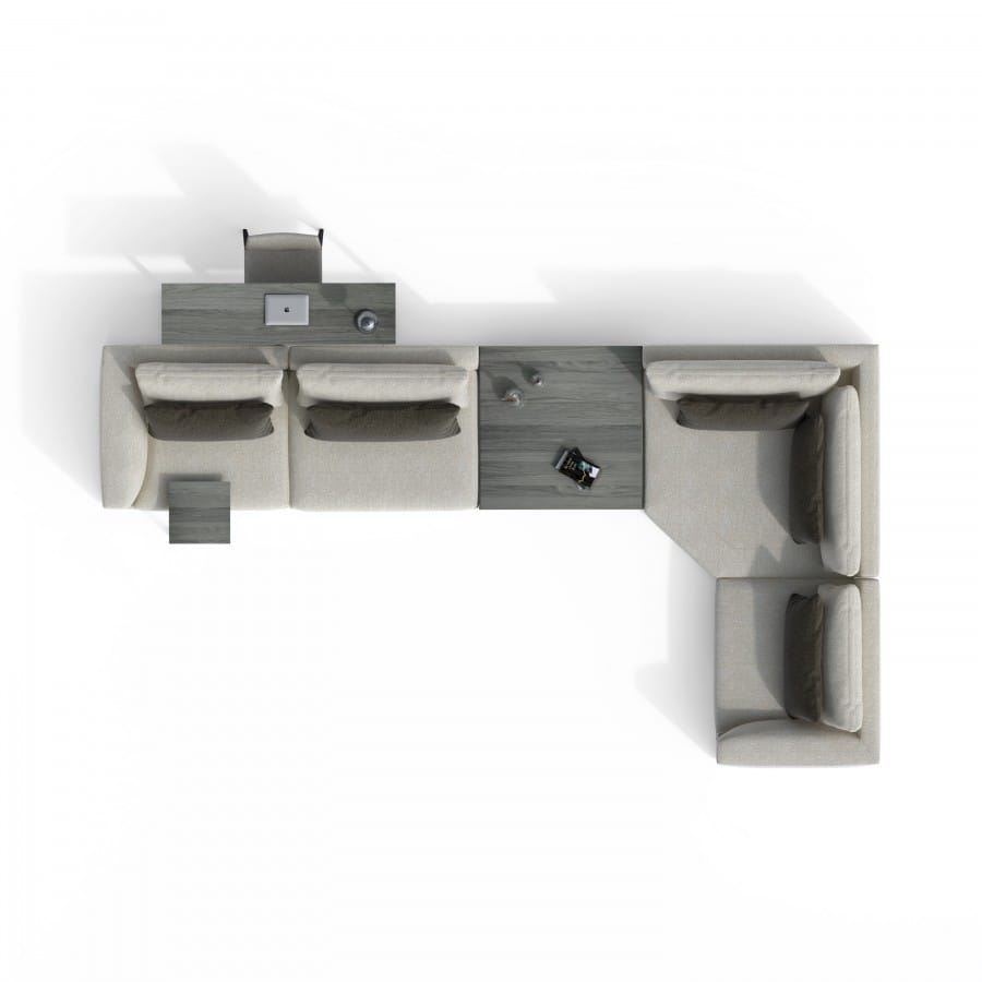 EDWARD | Sectional sofa Edward Collection By Huppé