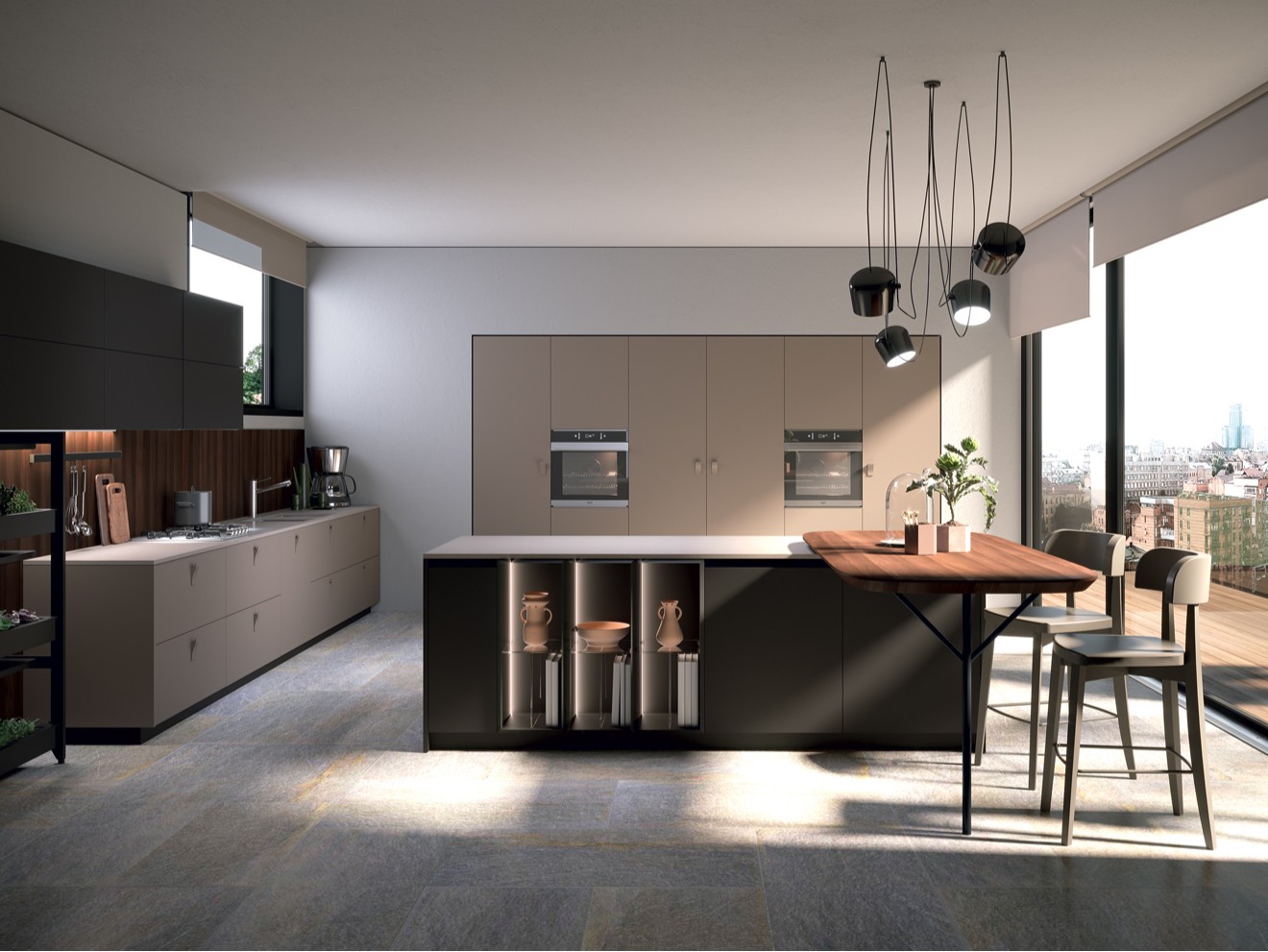 EGO Cucina con maniglie By Febal Casa