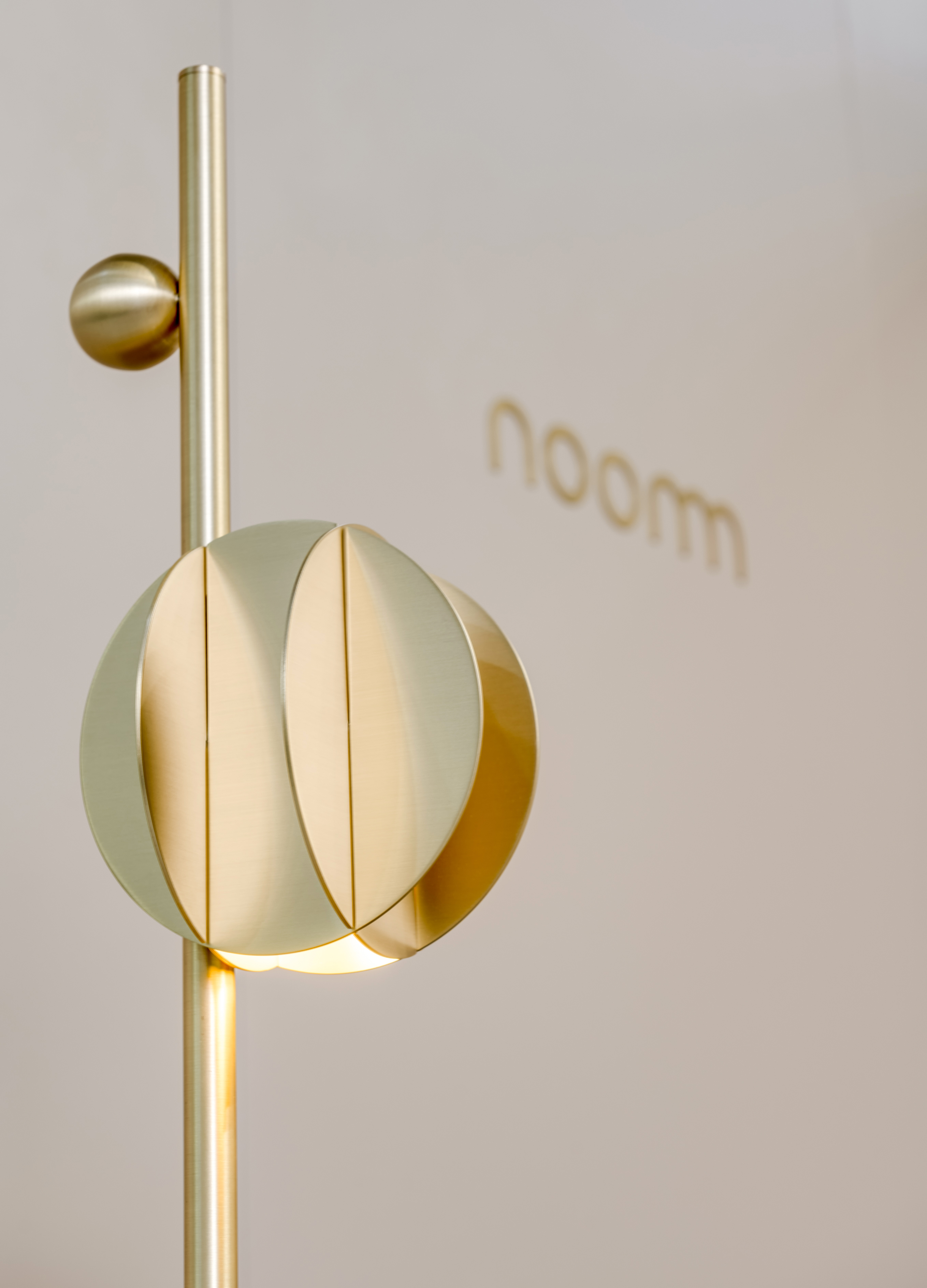 EL CS1 | Floor lamp LED brass floor lamp By NOOM | design Kateryna Sokolova