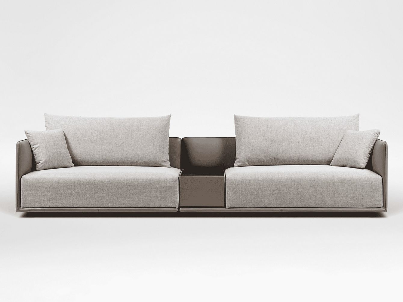 ELAN Modular fabric sofa with storage space By CAMERICH