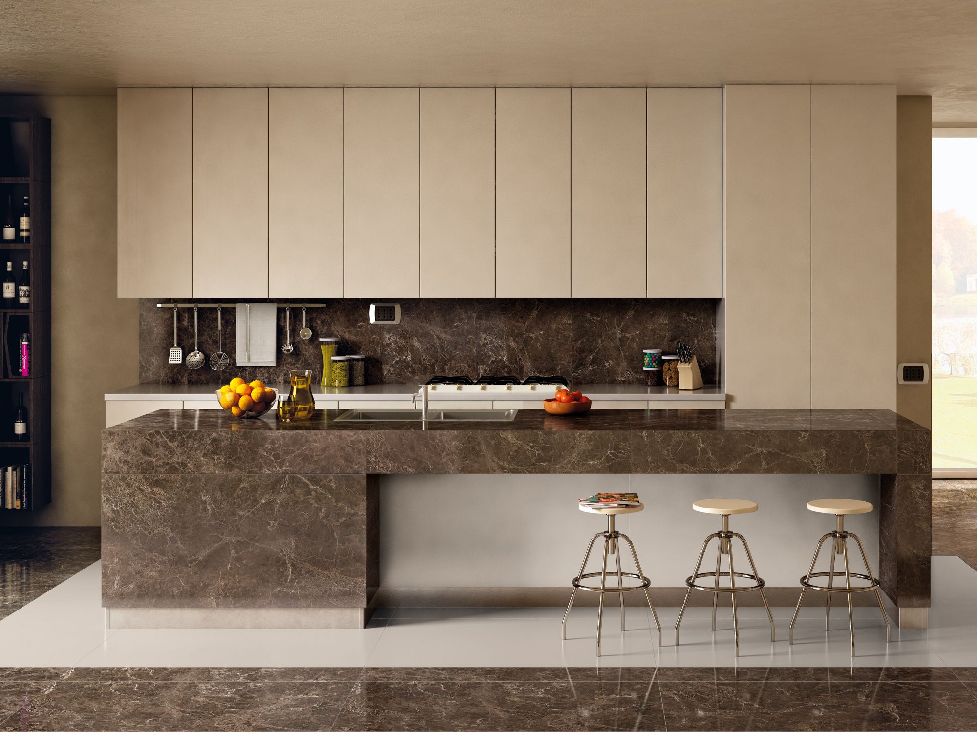 ELEMENTS LUX EMPERADOR Indoor porcelain stoneware wall/floor tiles By ...