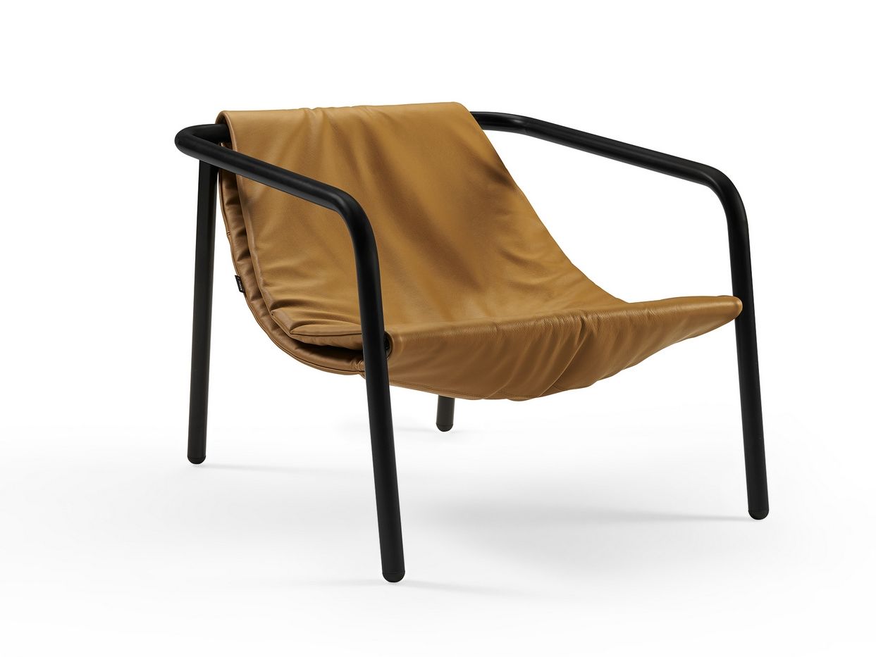 ELLE MINI | Easy chair Leather easy chair with armrests By Sancal ...