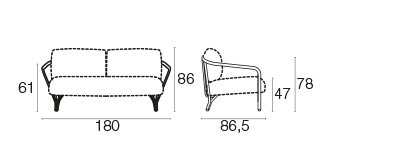 ANGEL Garden sofa By Emu