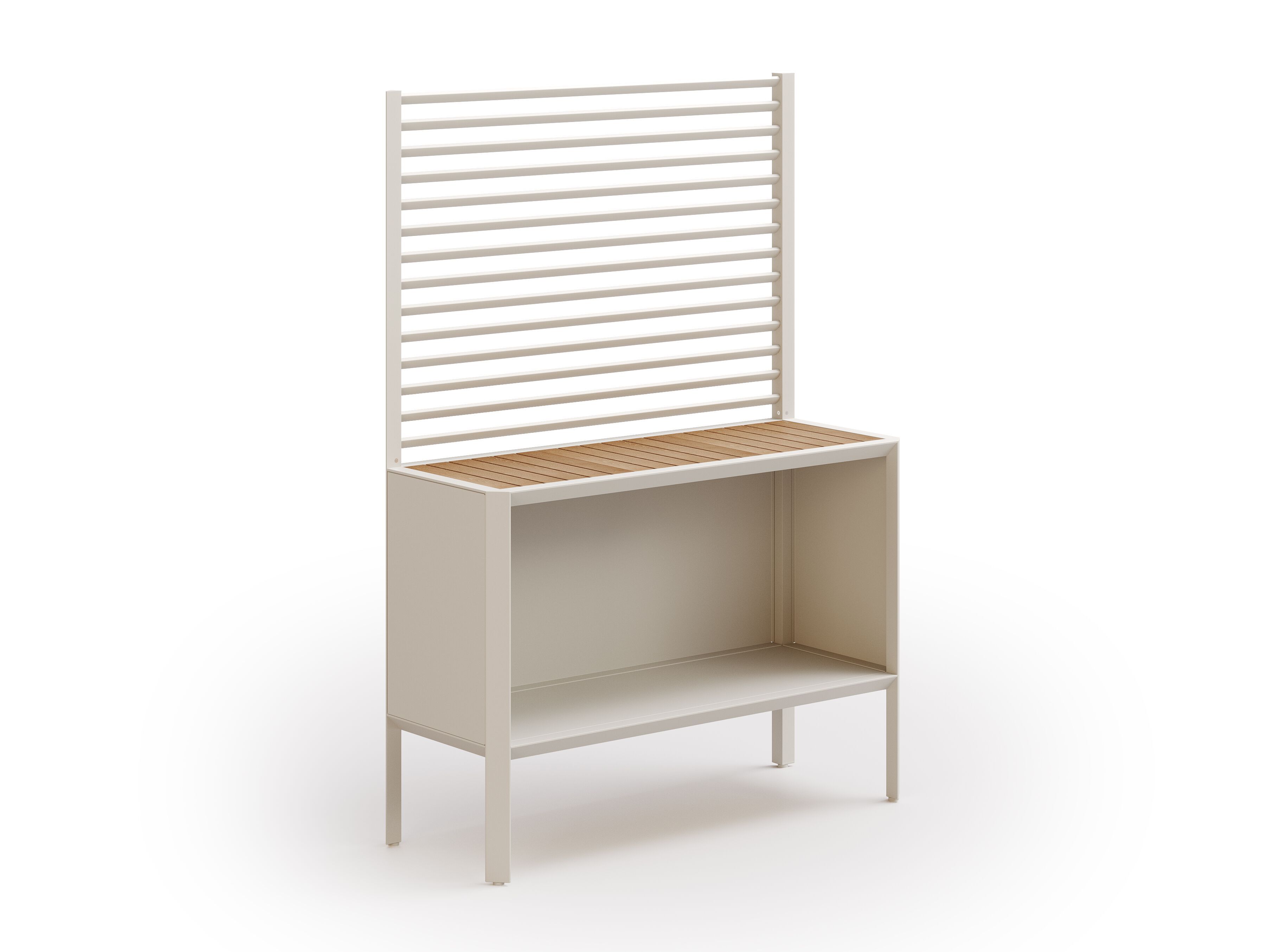 CAMALEON Galvanized plate garden cabinet By Emu