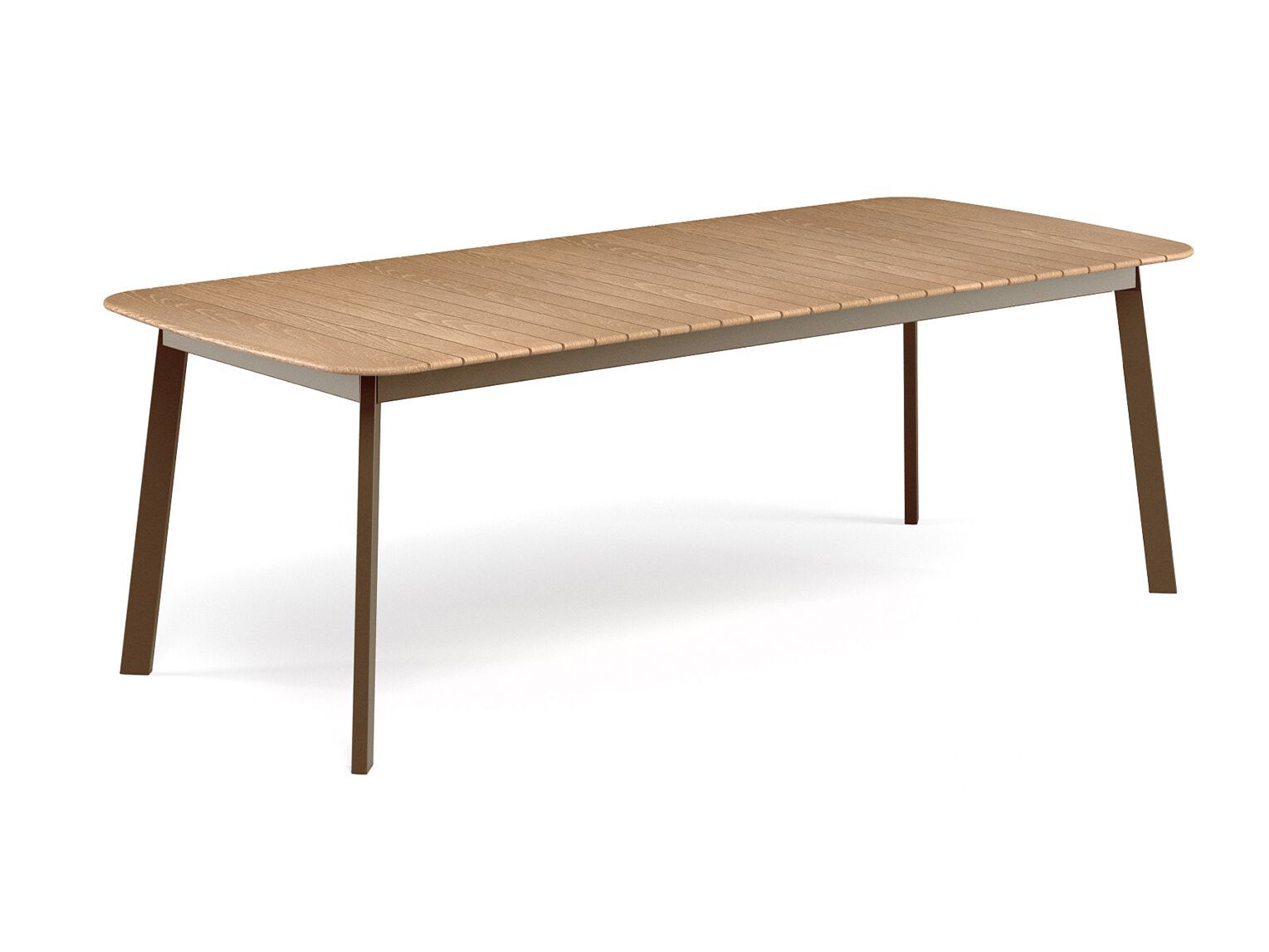 SHINE Rectangular teak table By Emu | design Arik Levy