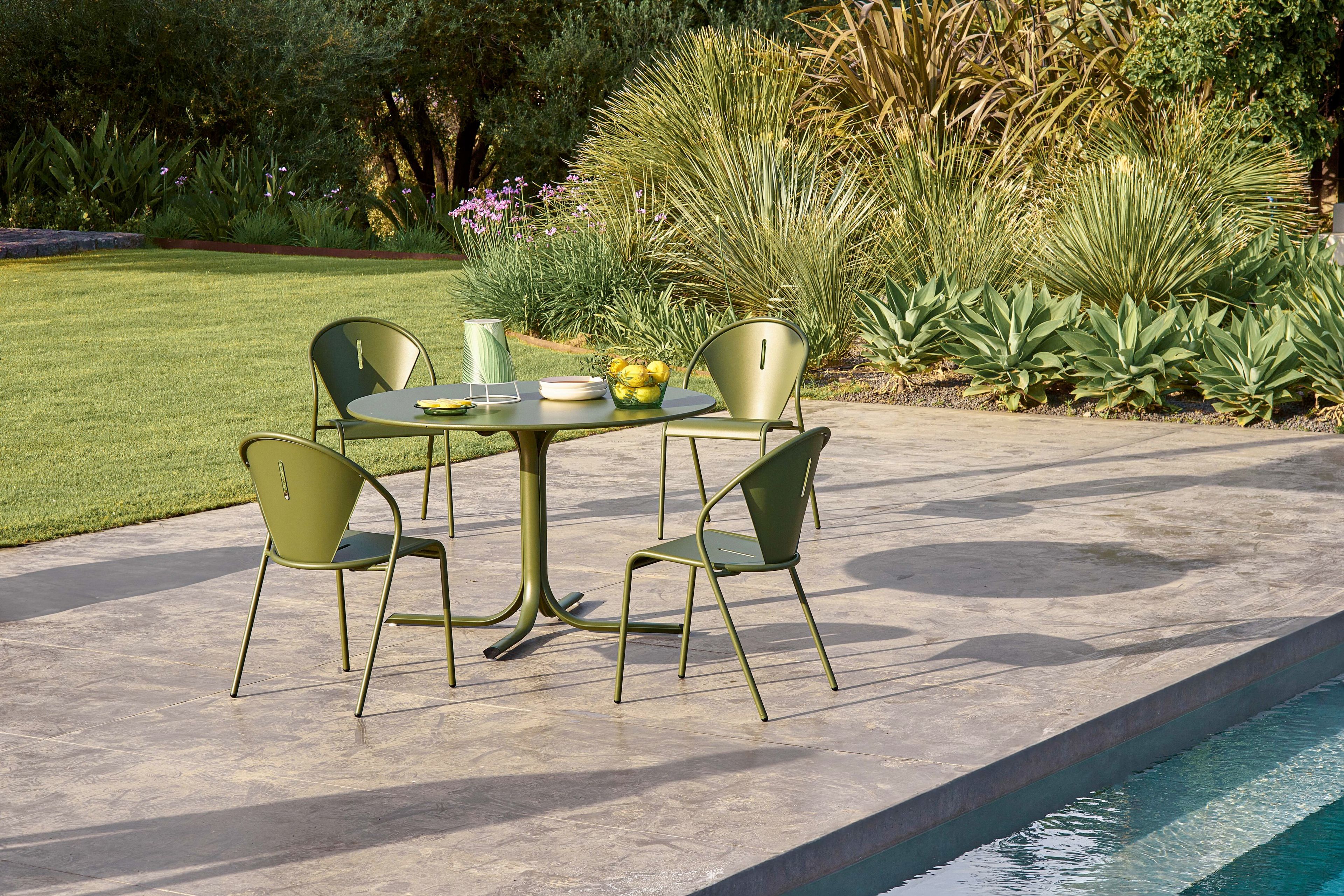 TABLE SYSTEM | Round table Round steel table By Emu