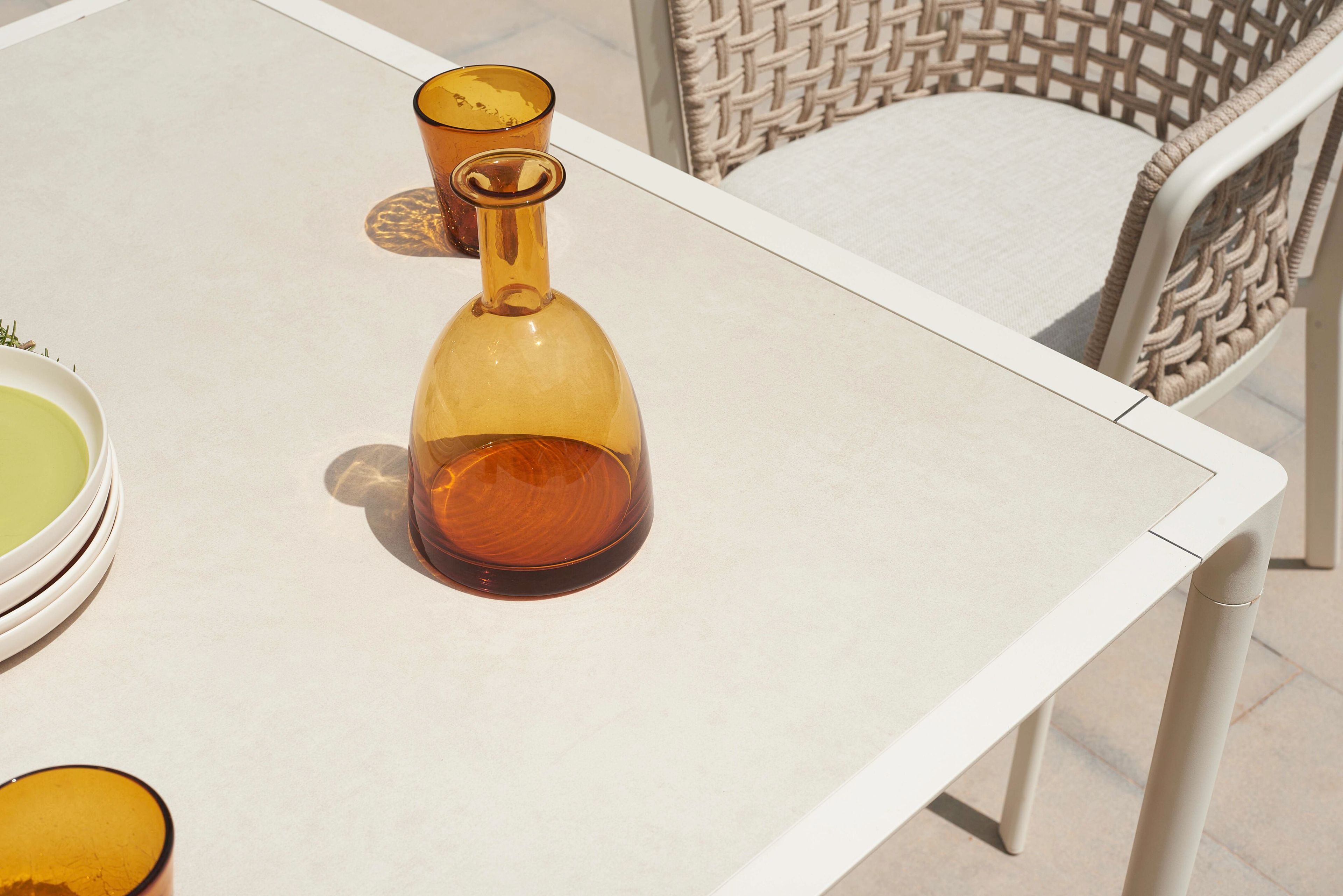 TERRAMARE Rectangular aluminium garden table By Emu | design Chiaramonte Marin