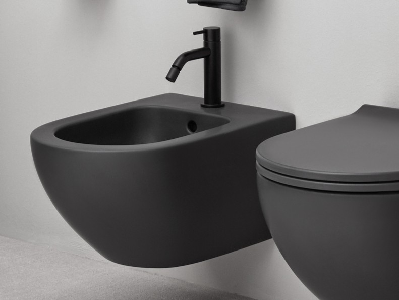 ENJOY Wall-hung back to wall ceramic bidet with overflow By Ceramica ...