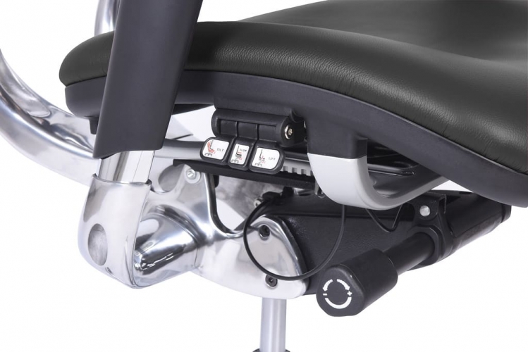 Ergonomic swivel mesh office chair with armrests ERGO 800 By Arrediorg.it®