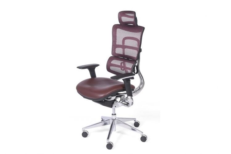 Ergonomic swivel mesh office chair with armrests ERGO 800 By Arrediorg.it®