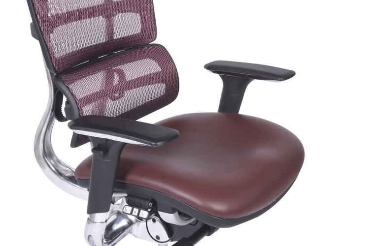 Ergonomic swivel mesh office chair with armrests ERGO 800 By Arrediorg.it®