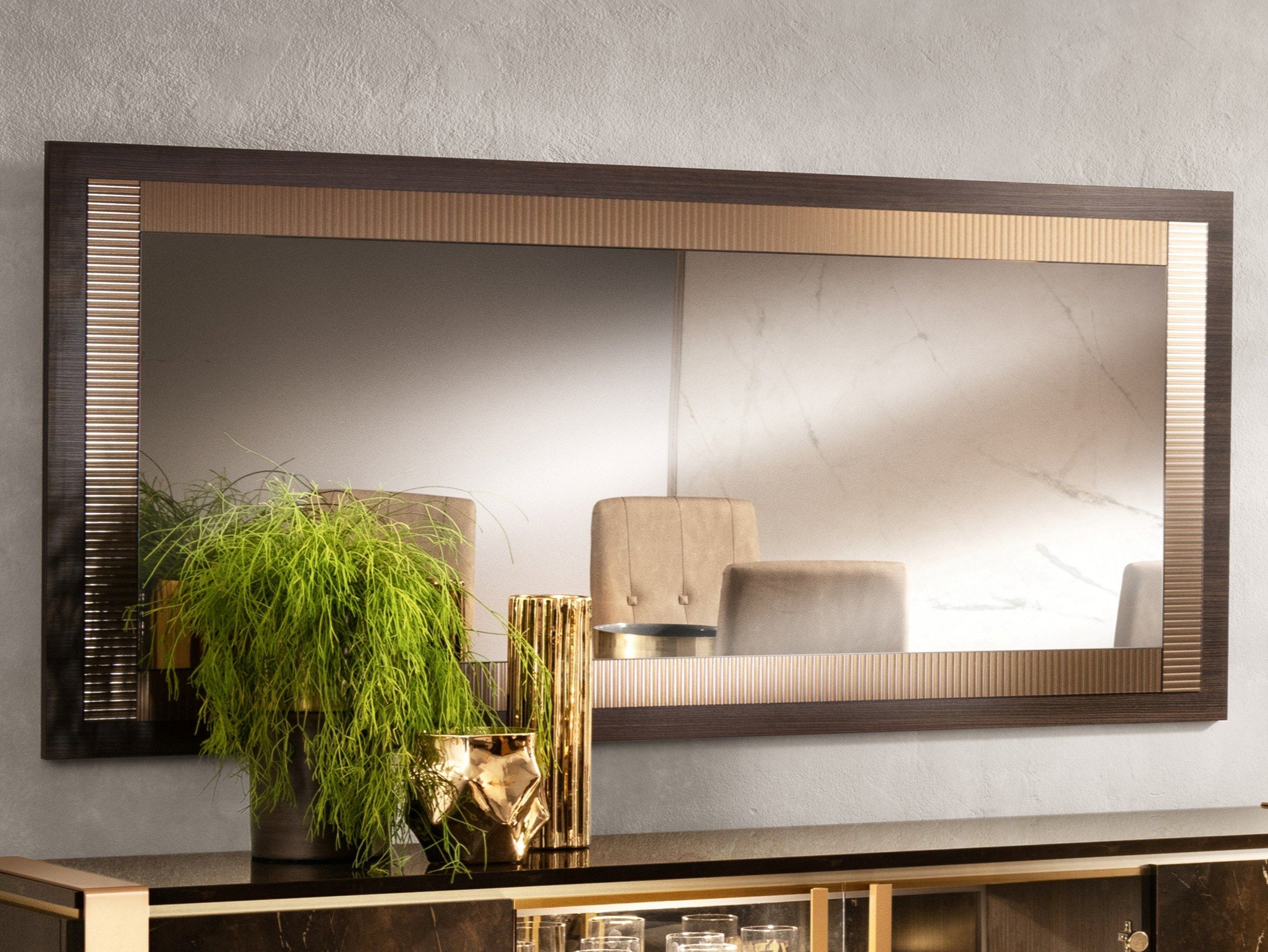 ESSENZA Rectangular framed wooden mirror By ADORA