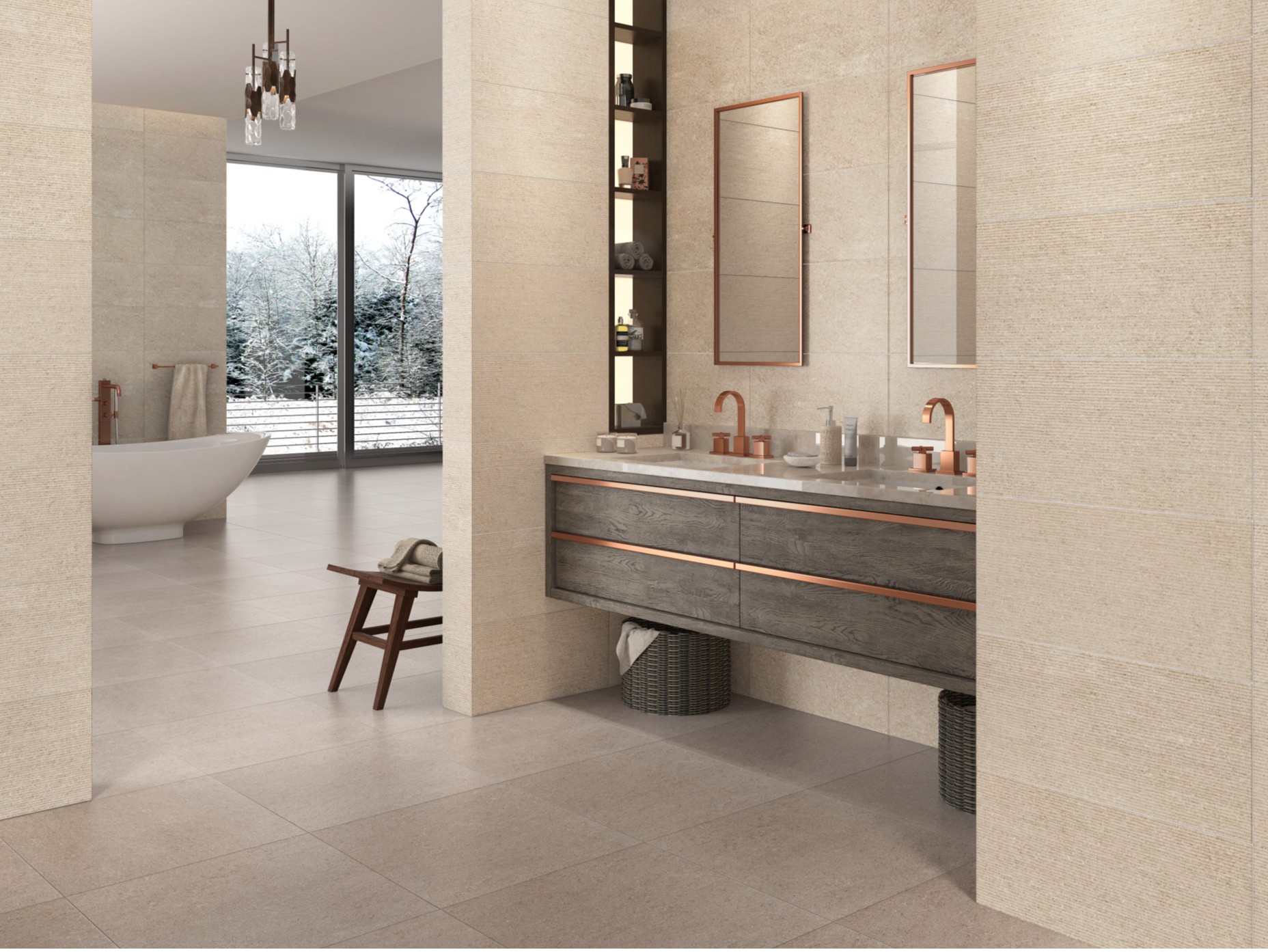 Indoor/outdoor wall/floor tiles ETHIMO By RECER