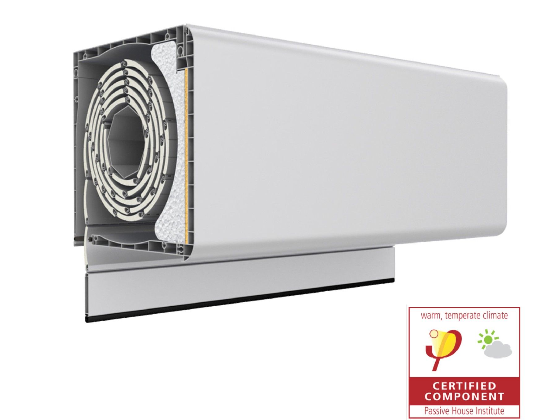 EURODECOR PASSIVE Caisson pour store ou volet enrouleur By Saxun