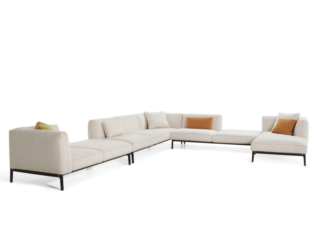 EVERYDAY LIFE MODULAR SOFA By DE PADOVA design Paul Smith