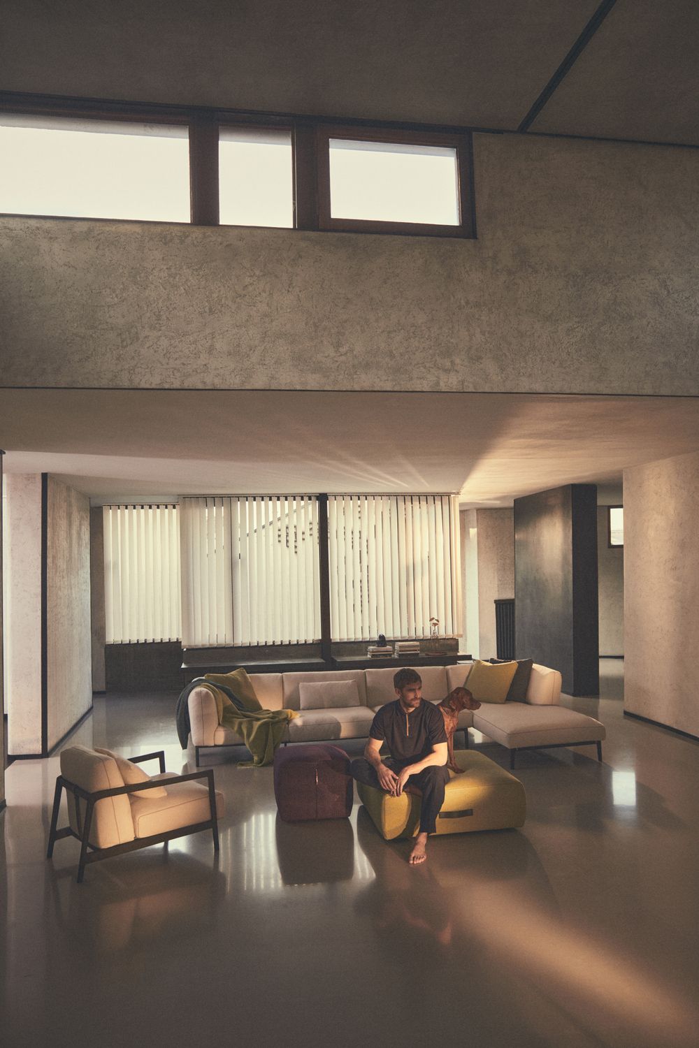 EVERYDAY LIFE MODULAR SOFA By DE PADOVA design Paul Smith