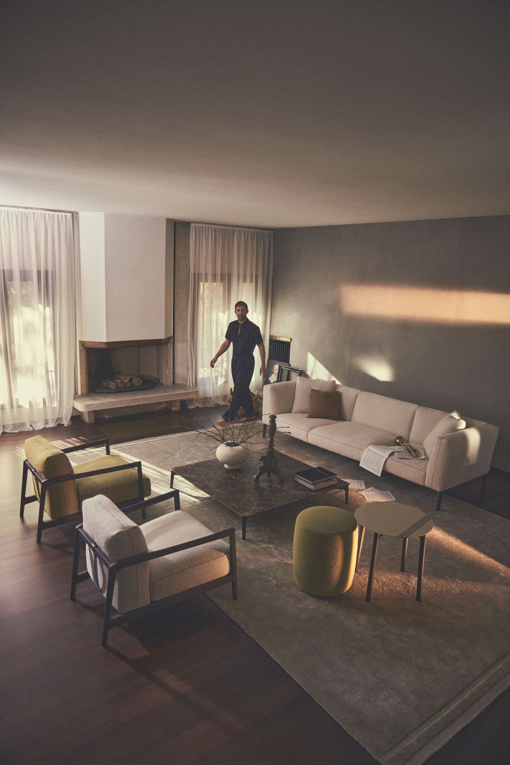 EVERYDAY LIFE MODULAR SOFA By DE PADOVA design Paul Smith