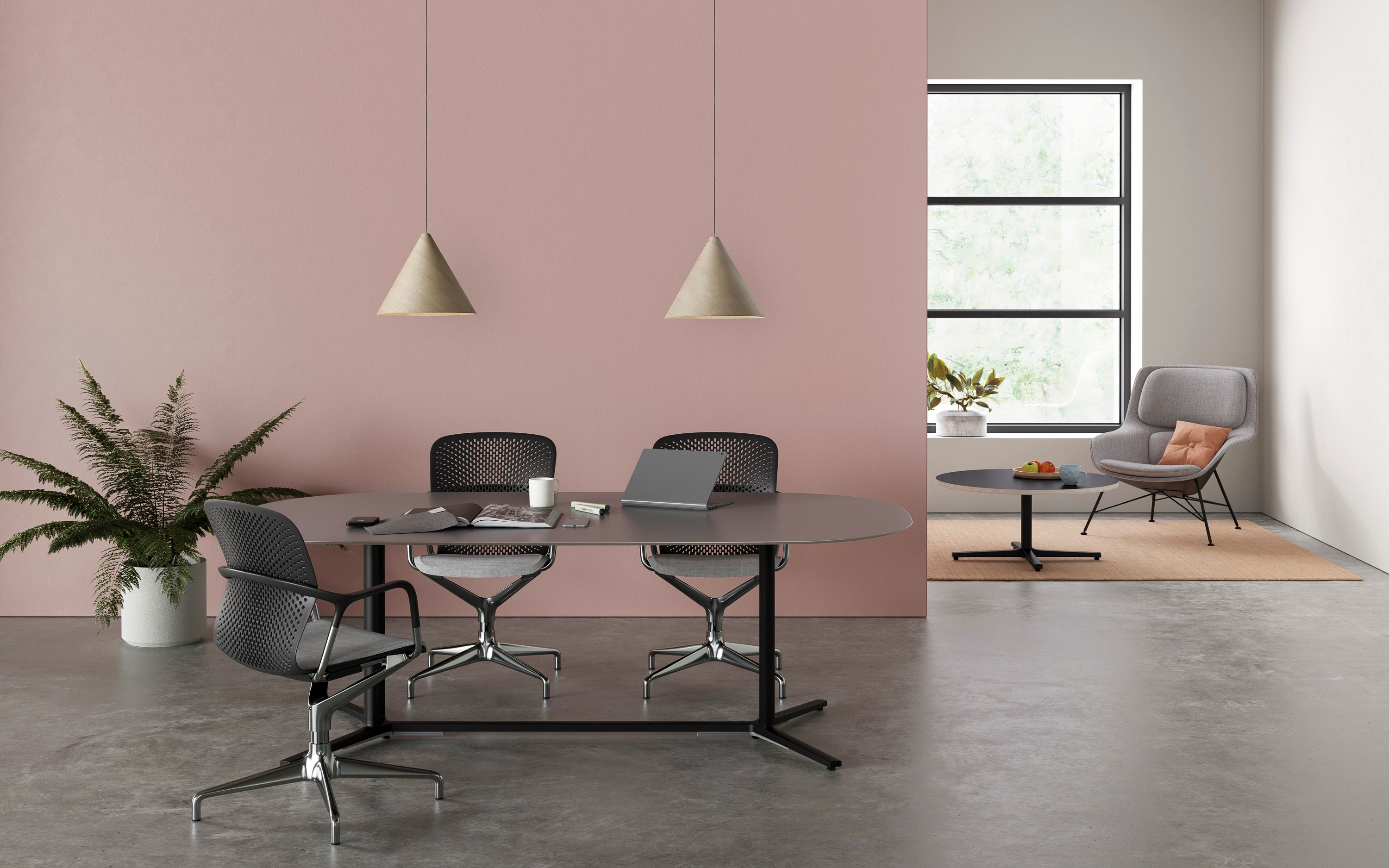 EVERYWHERE Rectangular meeting table By Herman Miller | design Dan ...