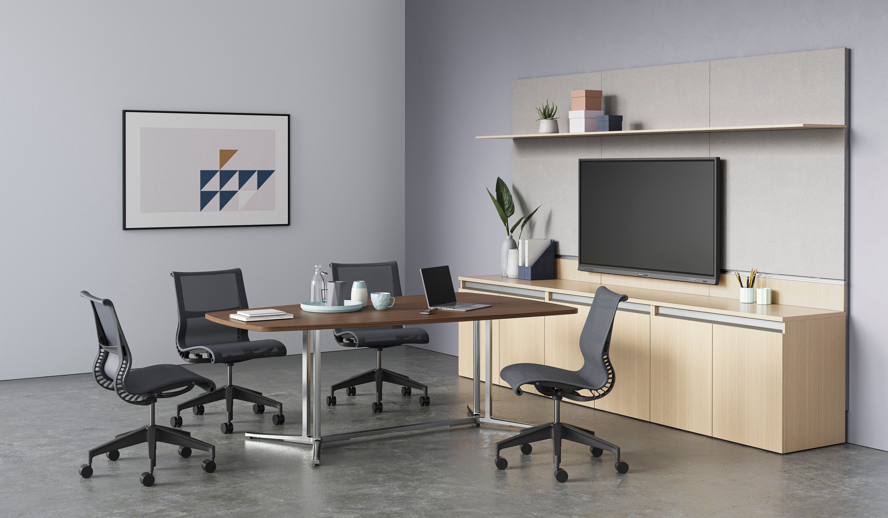 EVERYWHERE Rectangular meeting table By Herman Miller | design Dan ...