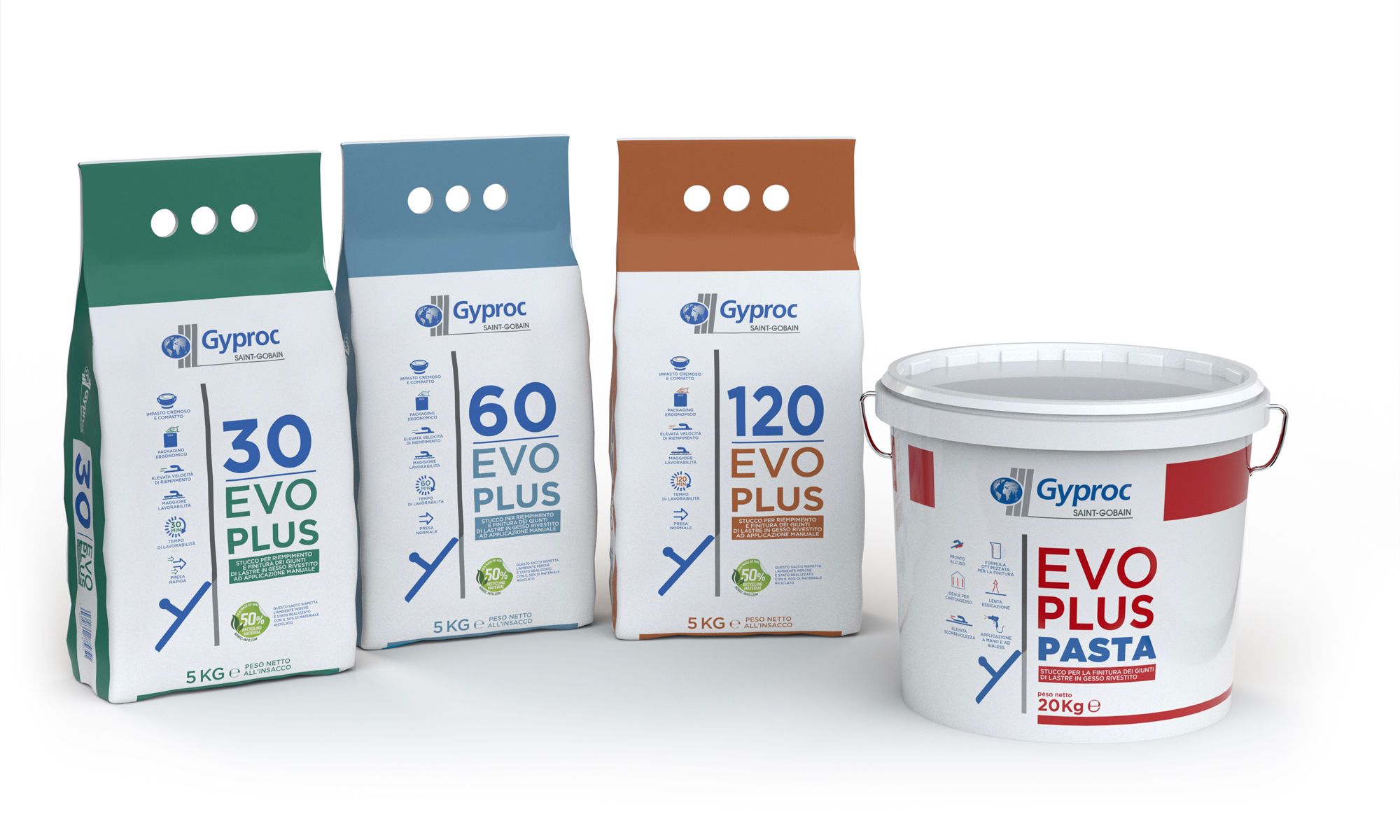 GYPROC EVOPLUS Gypsum and plaster By Saint-Gobain - Gyproc