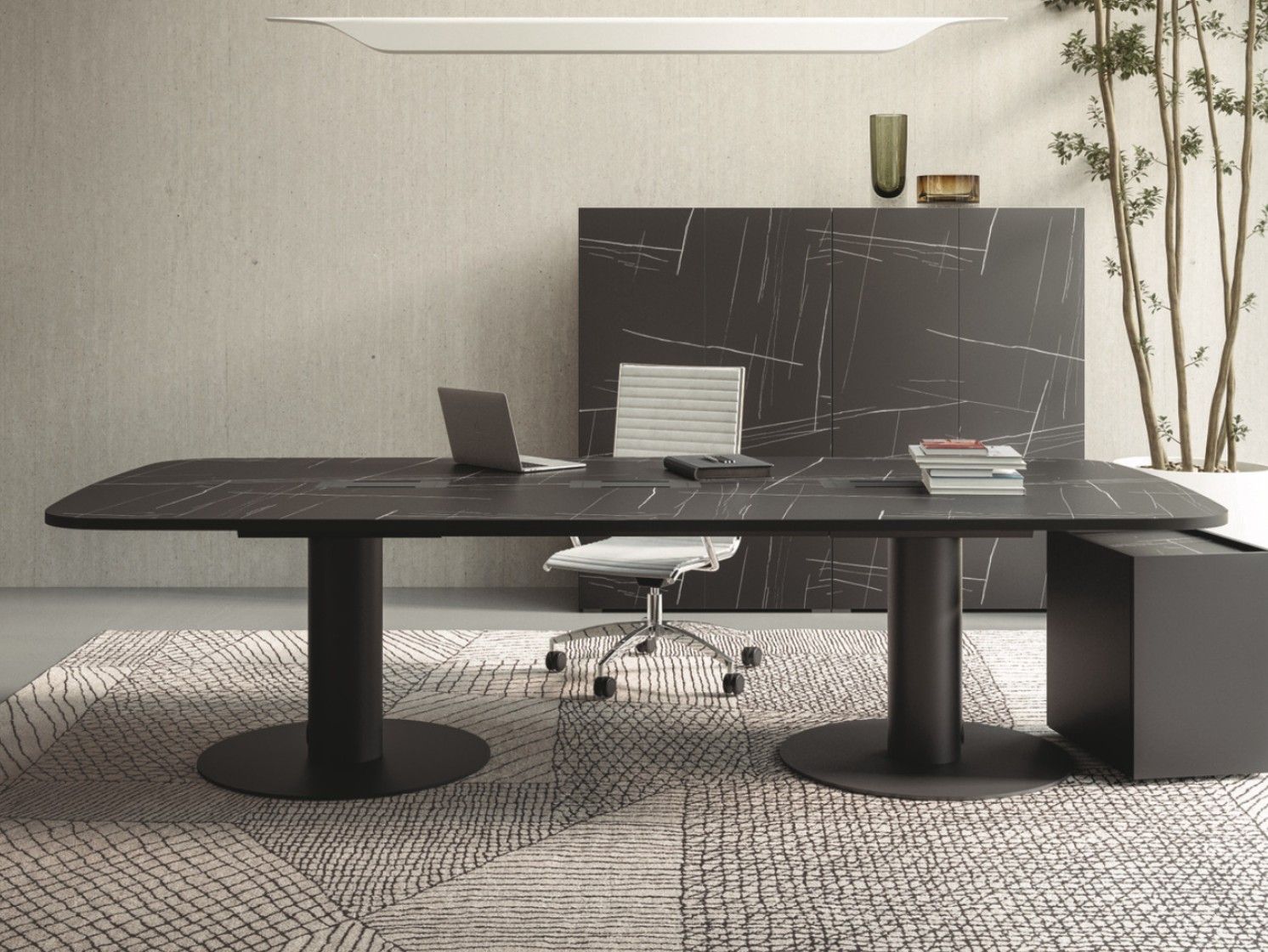 MEET UP | Rectangular meeting table Meet Up Collection By FANTONI